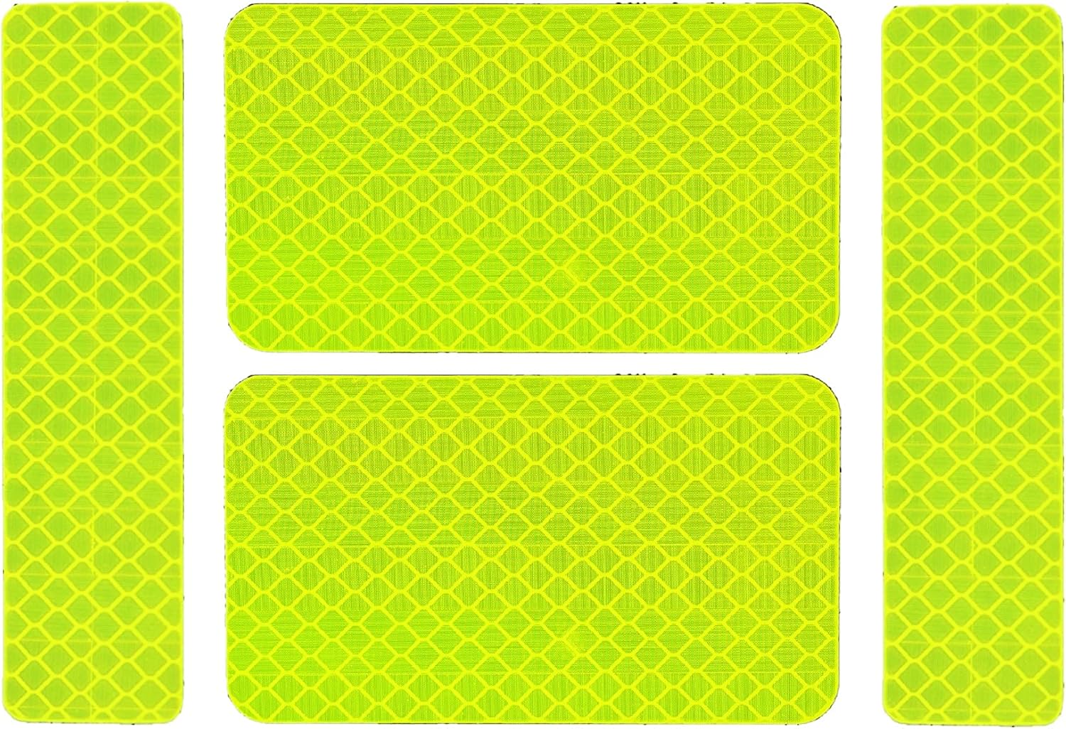 Amazon.com: High Visibility Reflective Safety Patch Set, 4 Pack, Hook ...