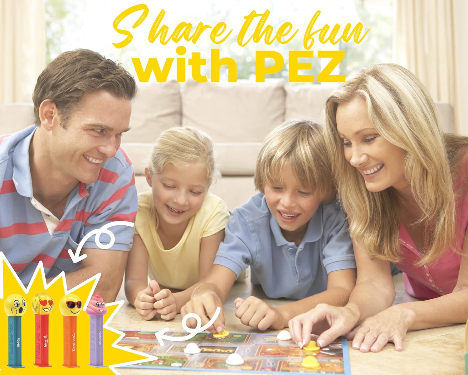 Pez Dispenser Set Box of 12 Fun Pez Characters with Pez Sweet Candy ...