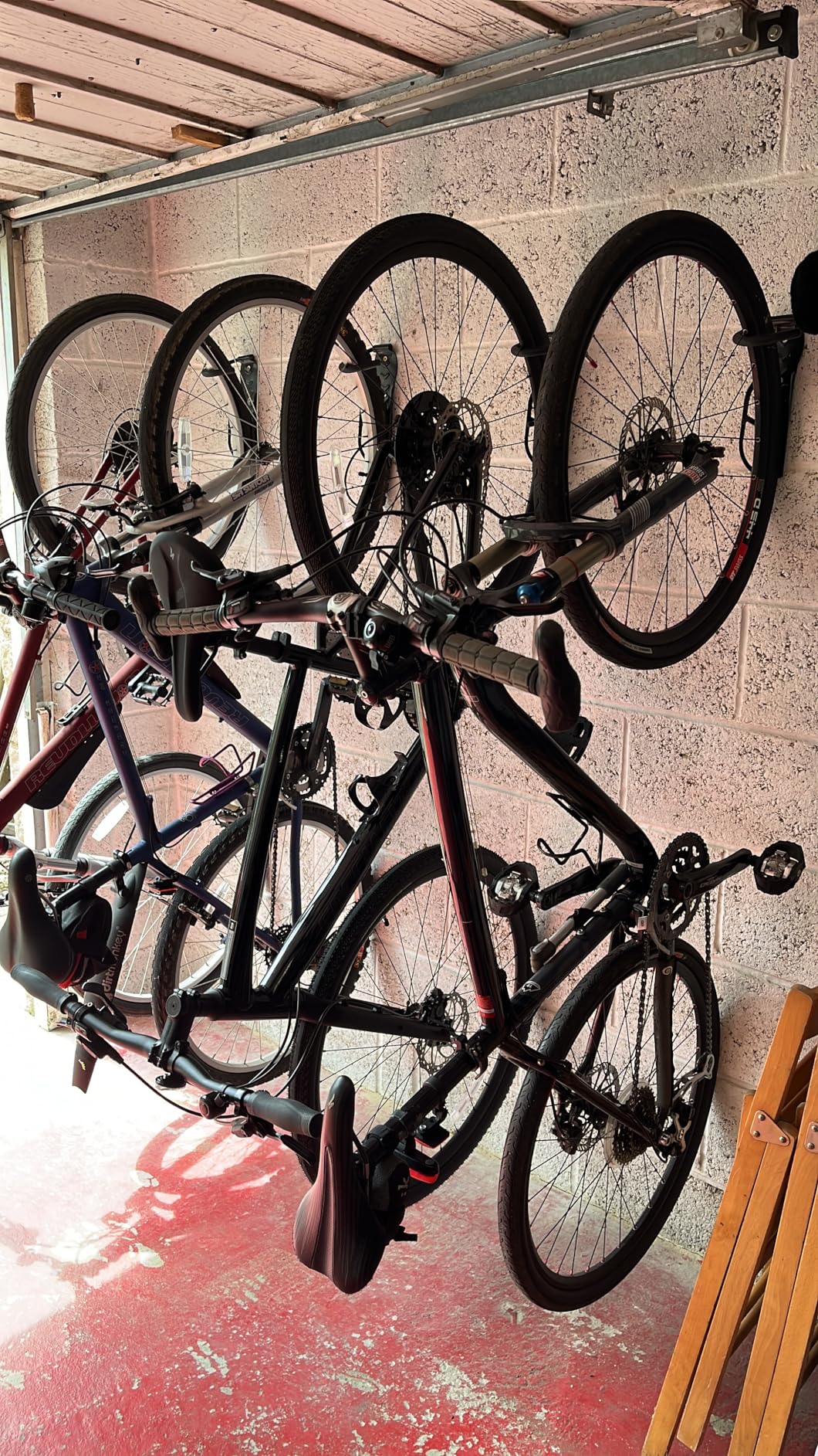 VonHaus Bike Wall Mounts - Bike Wall Rack, 2-Pack for Garage and Shed ...