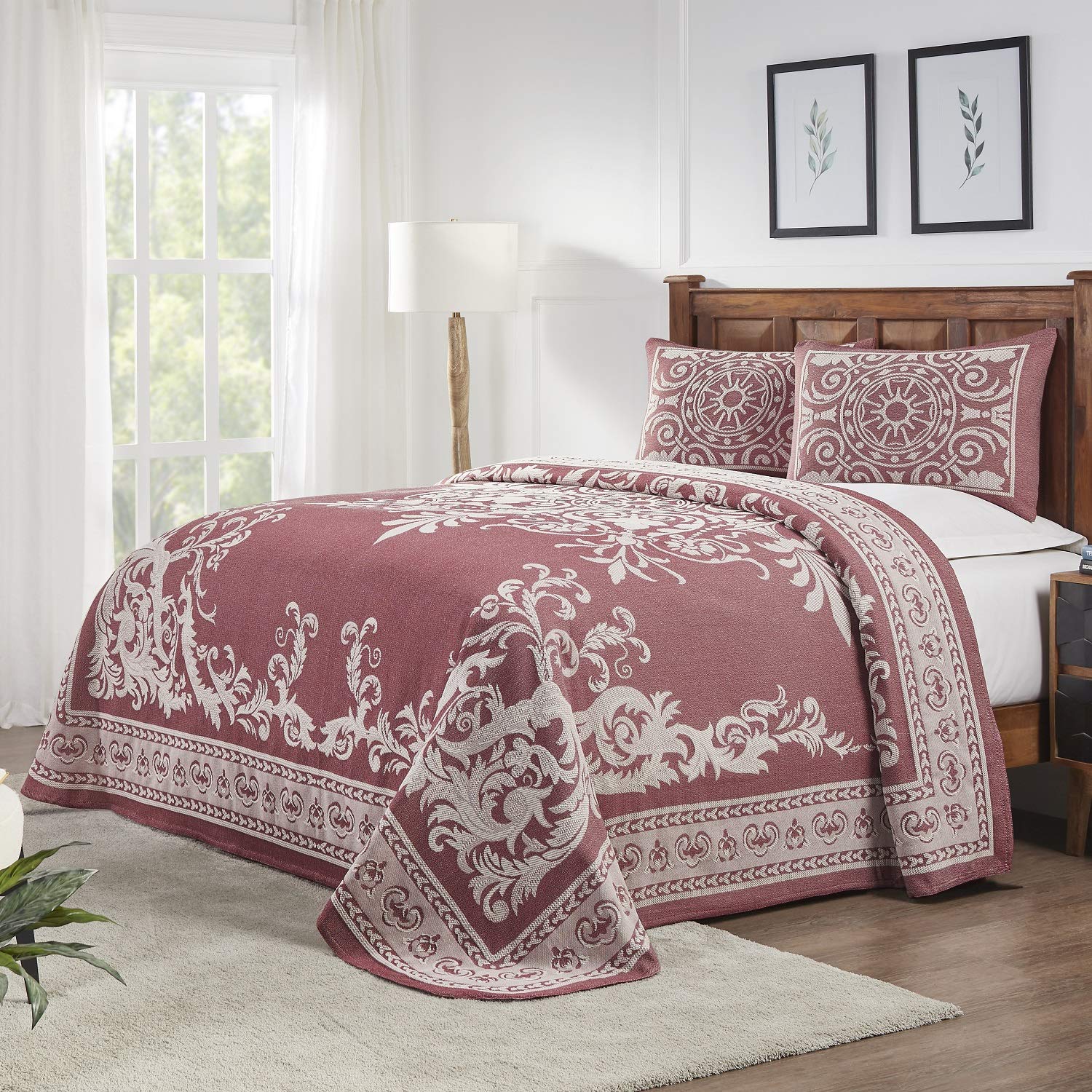 Amazon.com: Superior Oversized Premium Bedspread Set Bohemian Style ...