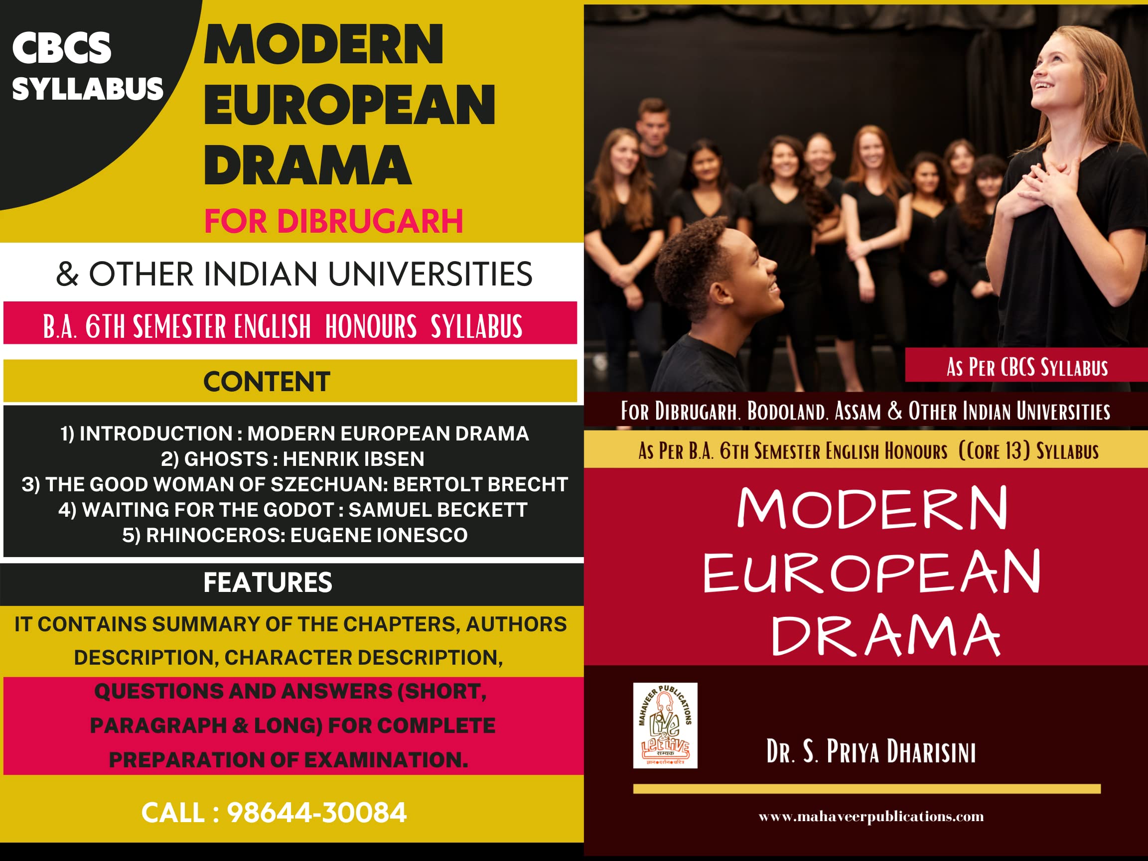Buy Modern European Drama for DU & other Indian Universities Book ...
