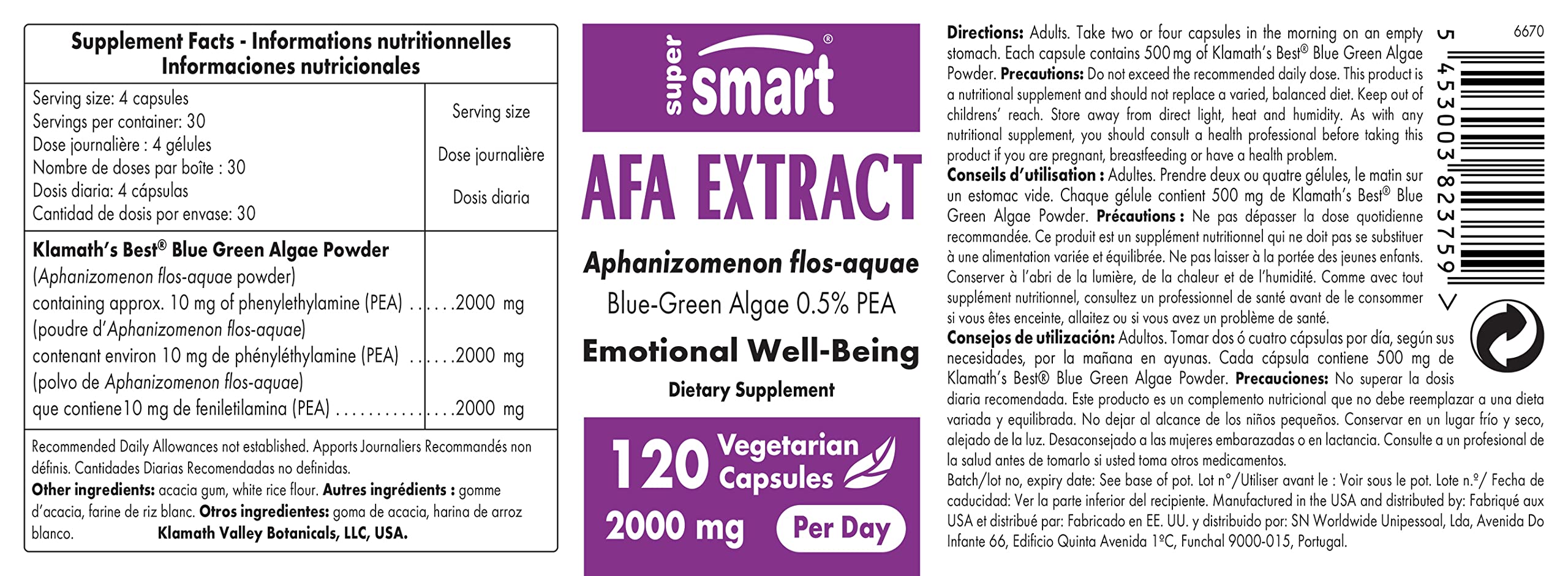 Stemtech Stemtech AFA Extract (90 แคปซูล), 49% OFF