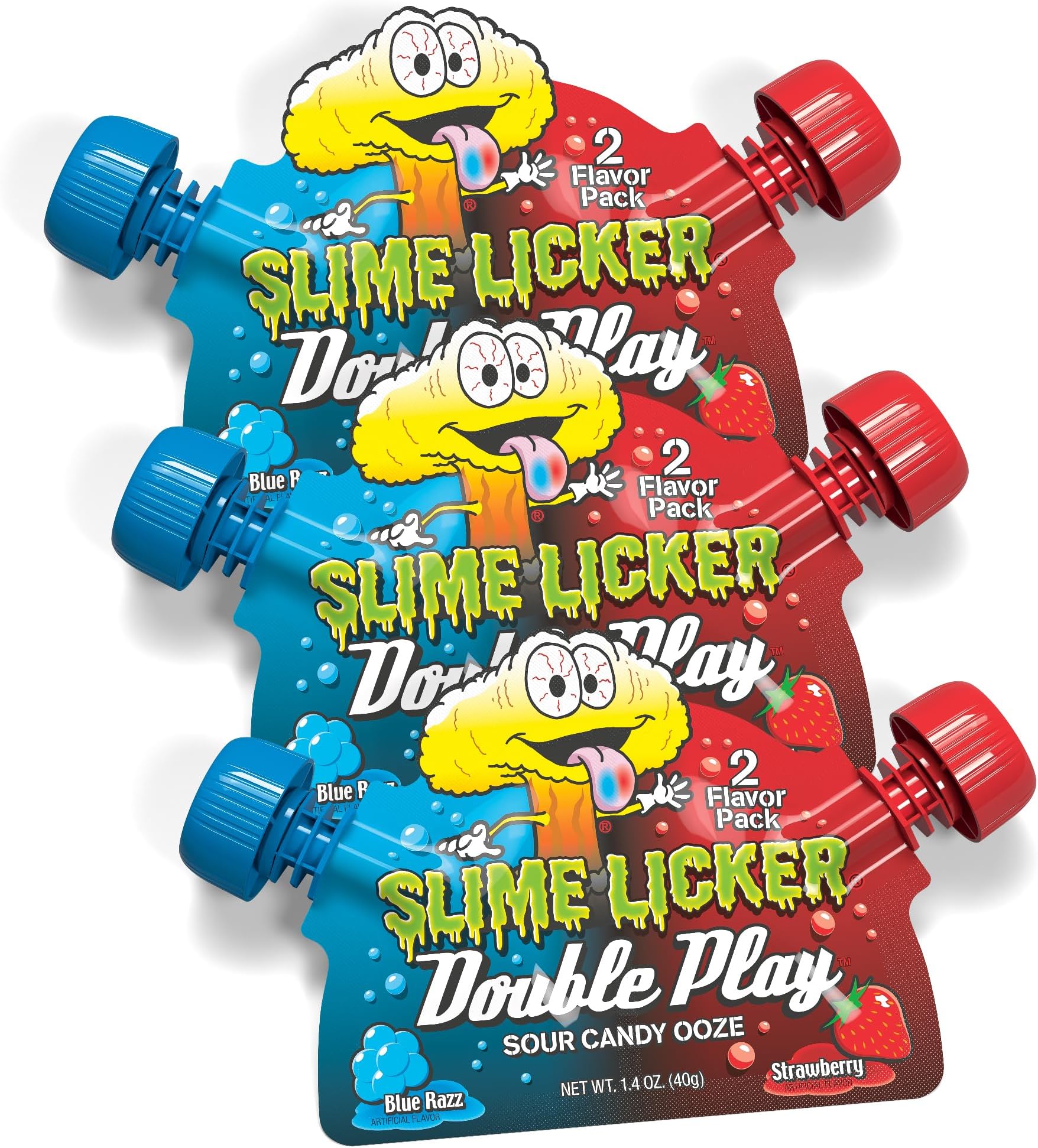 Amazon.com : TOXIC WASTE - Slime Licker Double Play - Sour Candy Ooze ...