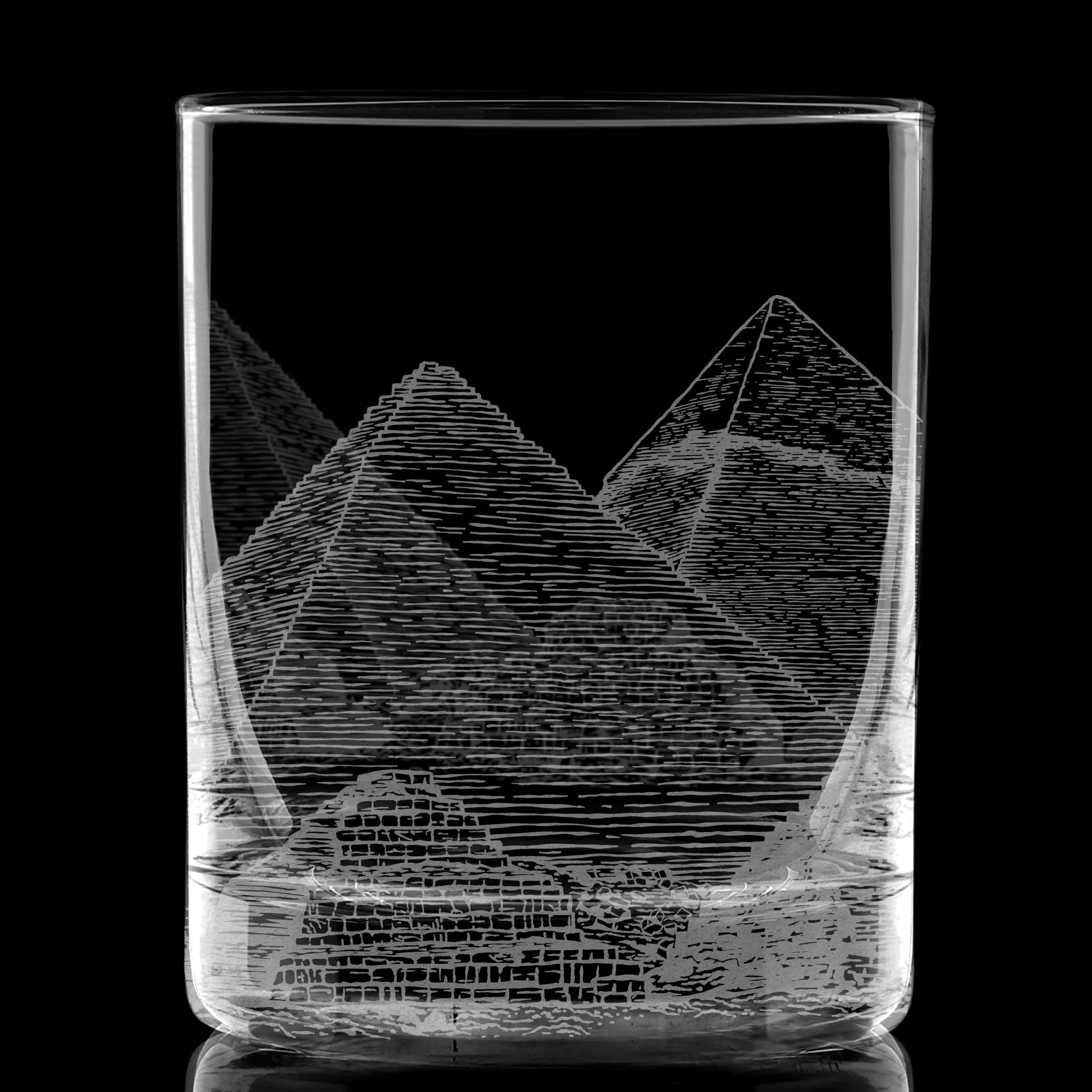 Snapklik.com : PYRAMIDS OF GIZA Engraved 11oz Rocks Glass Majestic ...