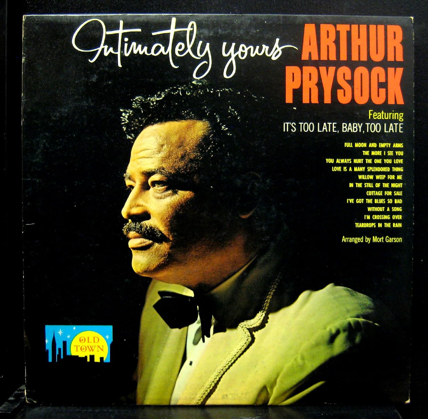 Amazon.com: Arthur Prysock - Intimately Yours - USA Lp Vinyl Record ...