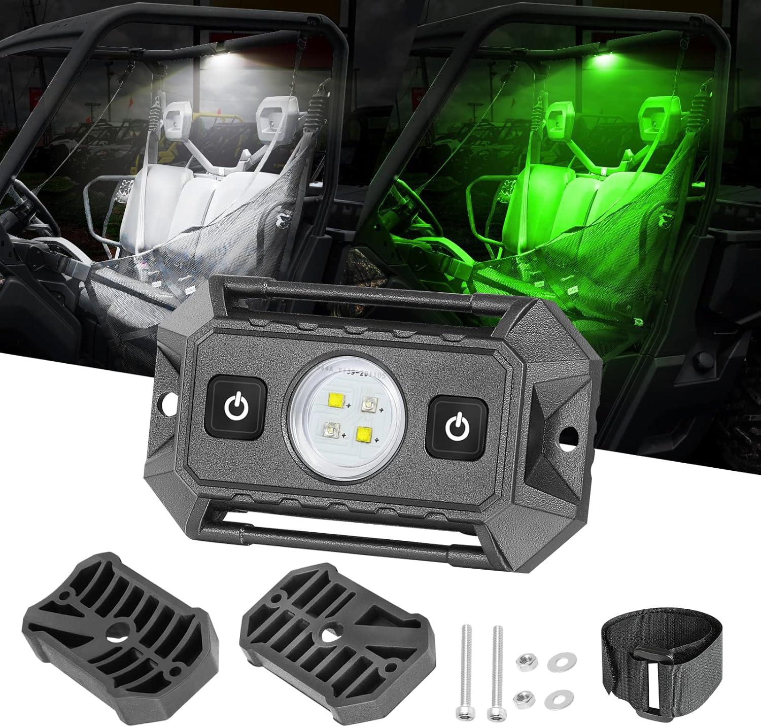 Amazon.com: UTV Dome Light with Switch, Rfroad Lighting Universal Roll ...