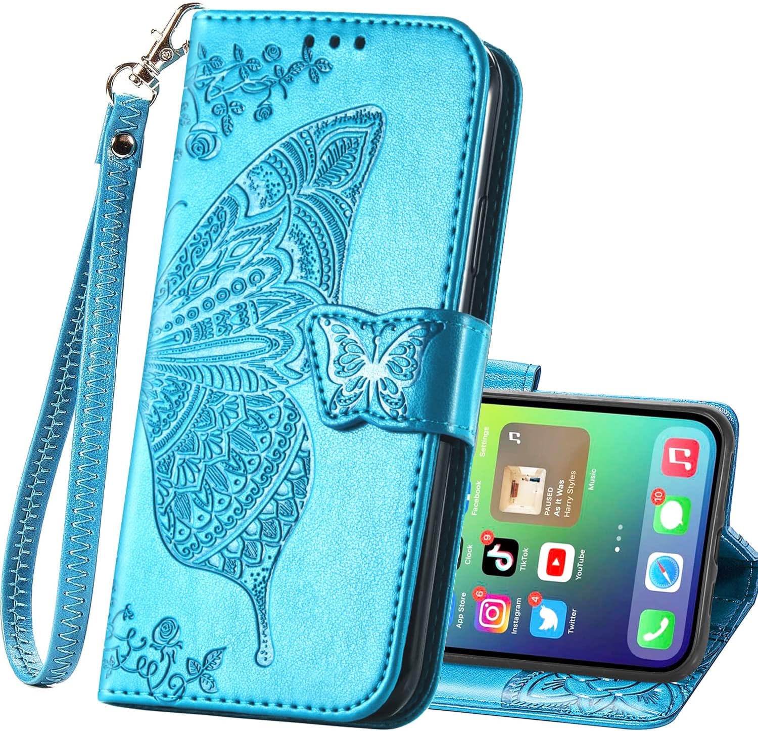 Amazon.com: Arae Compatible with iPhone 15 Case with Card Holder and ...