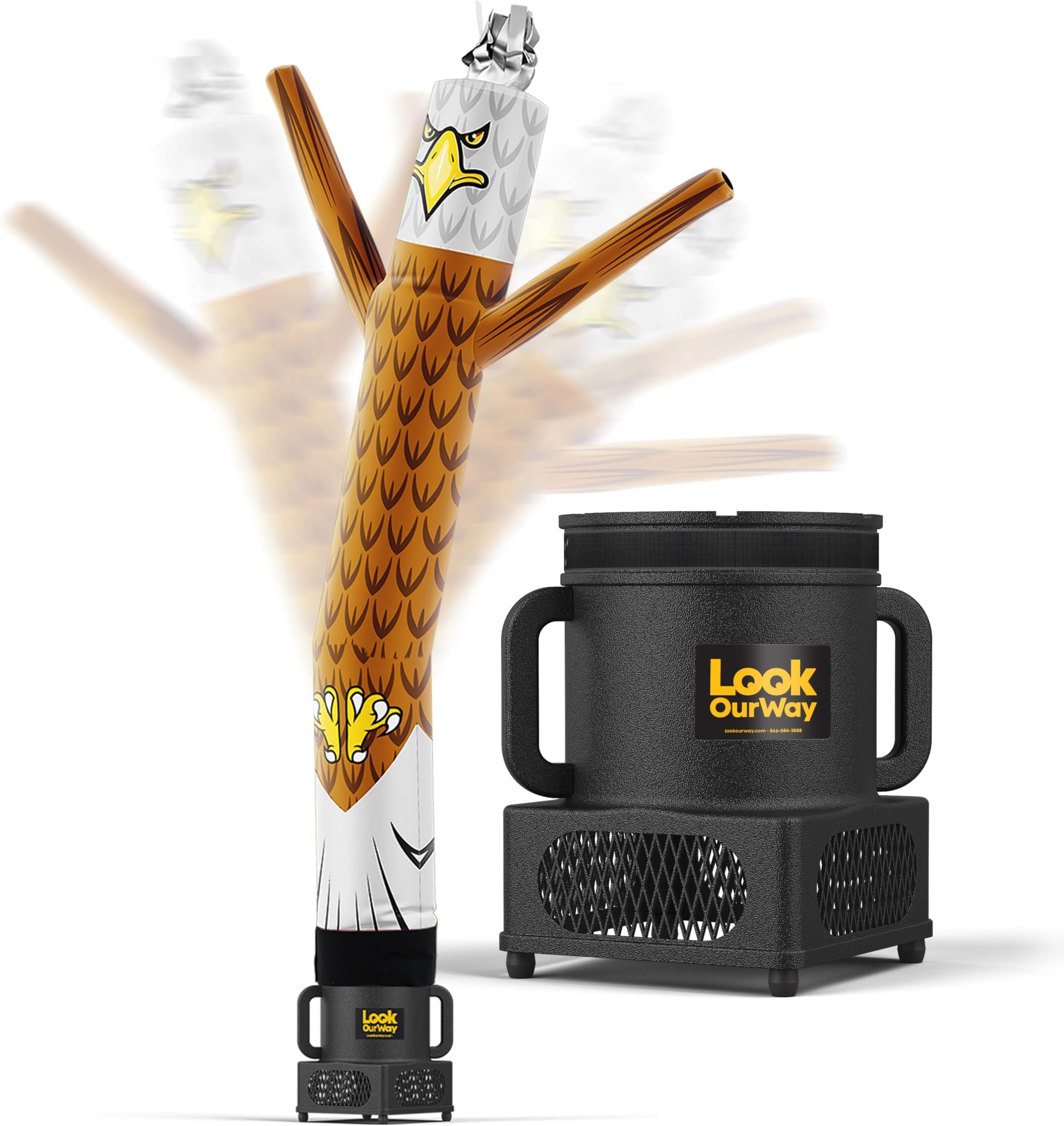 Amazon.com : AirCrow® Scare Dancer® Snake 15 ft Inflatable Scarecrow ...