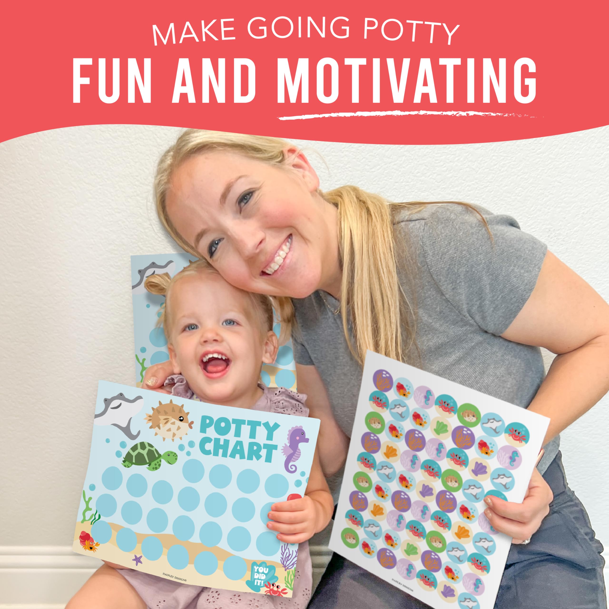 Snapklik.com : Ocean Sticker Chart For Kids Potty Training Chart For ...