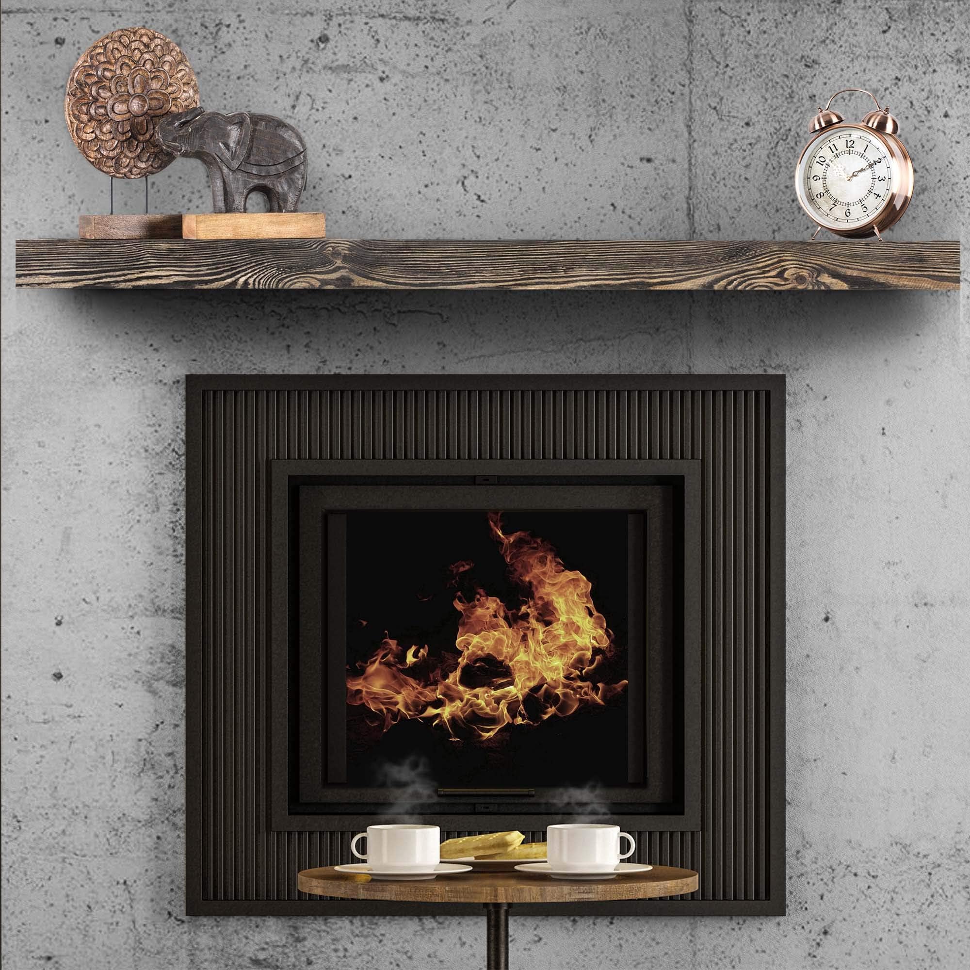 Amazon.com: northbeam Fireplace Mantel Wall Shelf Beam 60" : Home & Kitchen