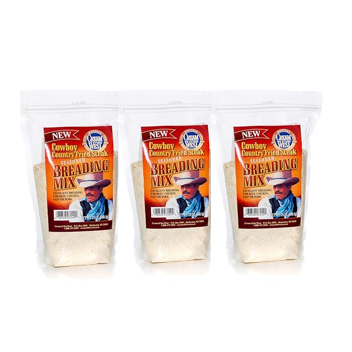 Buy Cream of the West, Seasoned Breading Mix, Cowboy Country Fried ...