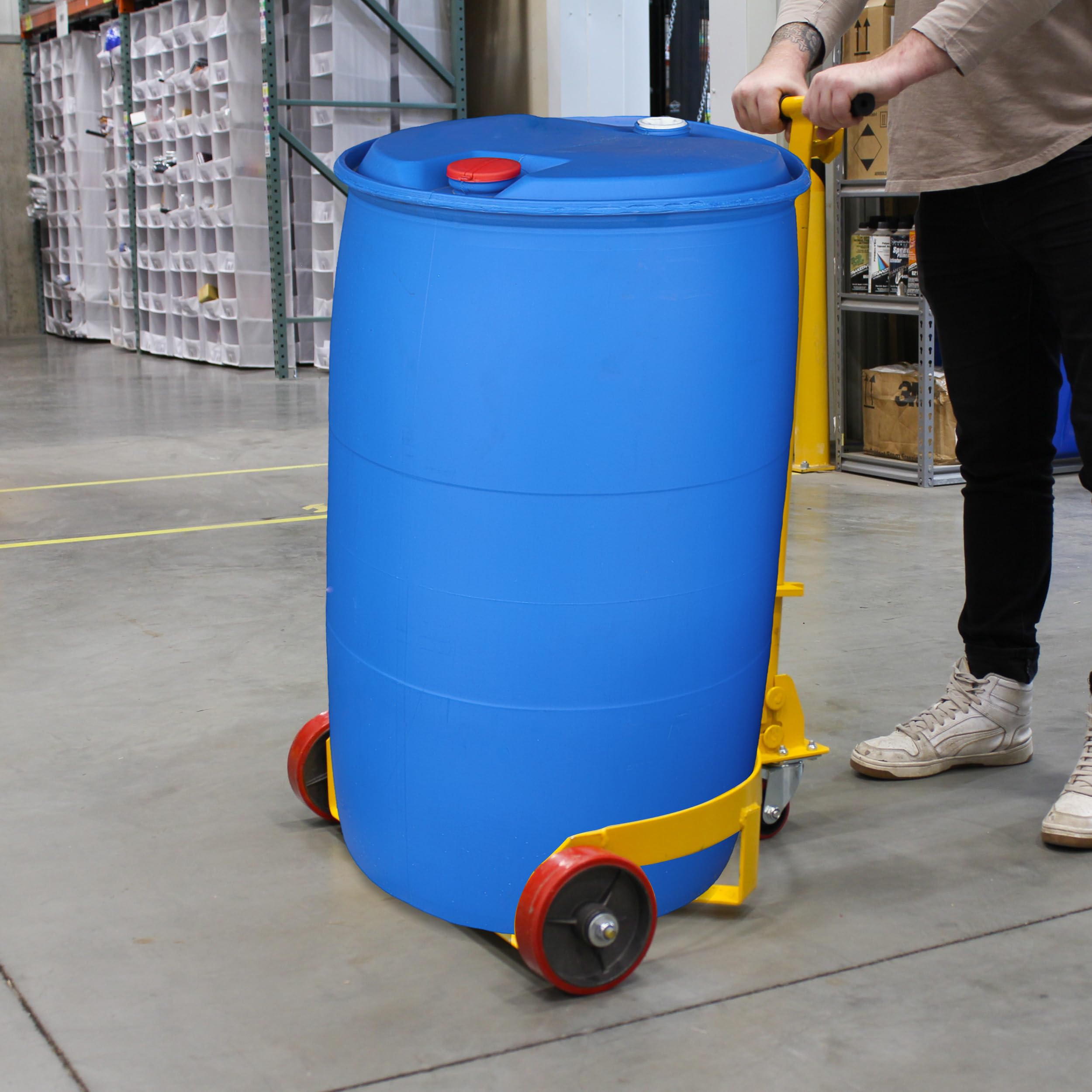 Snapklik.com : 55 Gallon Drum Dolly 2pk - 1200 Lb Capacity Oil Barrel ...