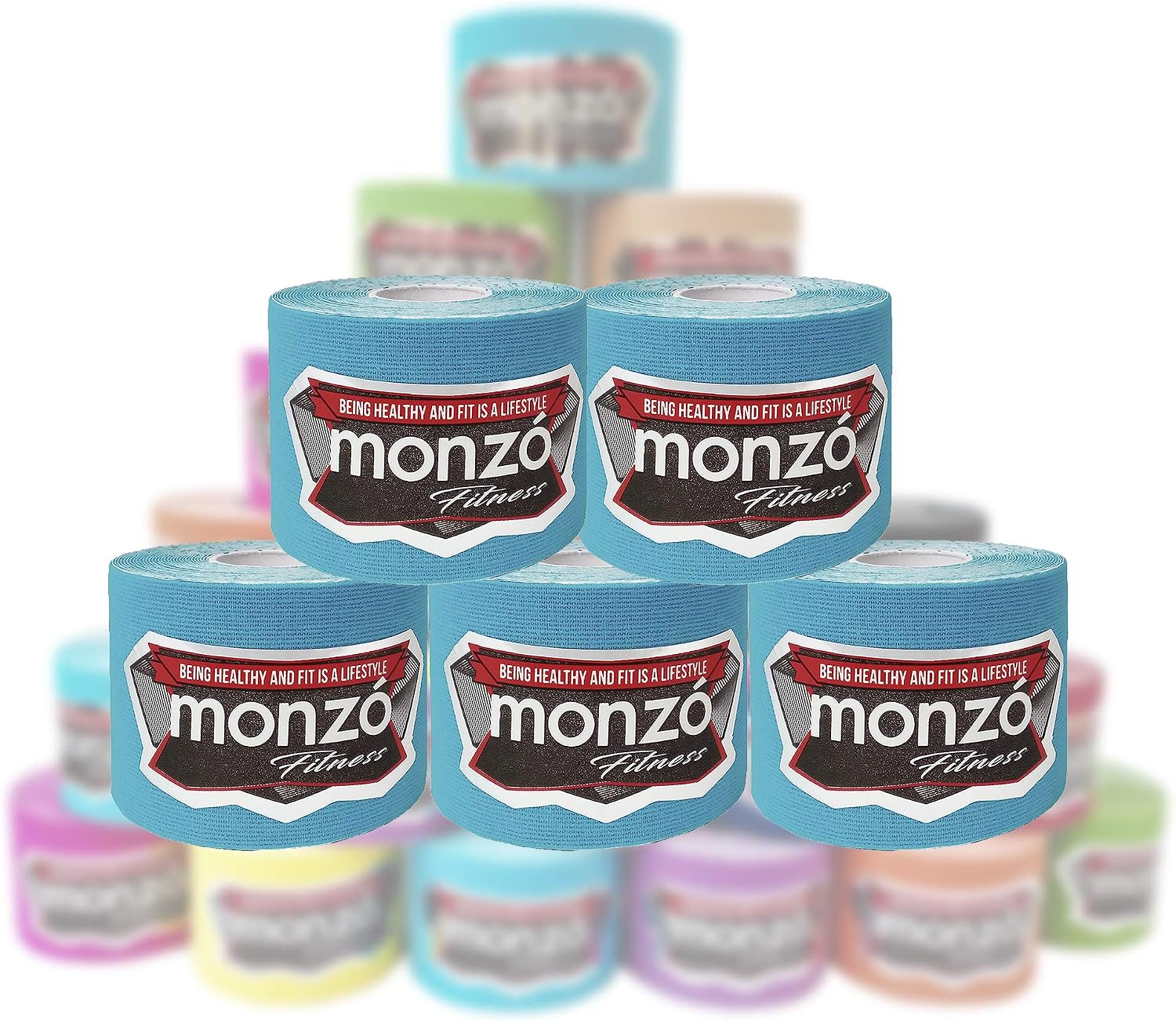 MONZÒ, Cinta Kinesiologica, Kinesio Tape, Cinta Kinesio, 5 Pack ...
