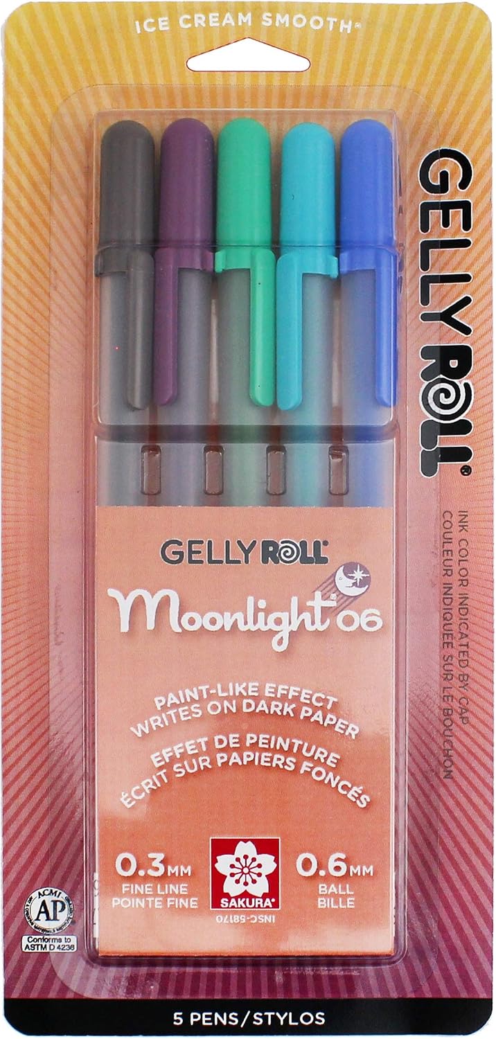 Amazon.com: SAKURA OF AMERICA GELLY ROLL MOONLIGHT LUNAR : Office Products