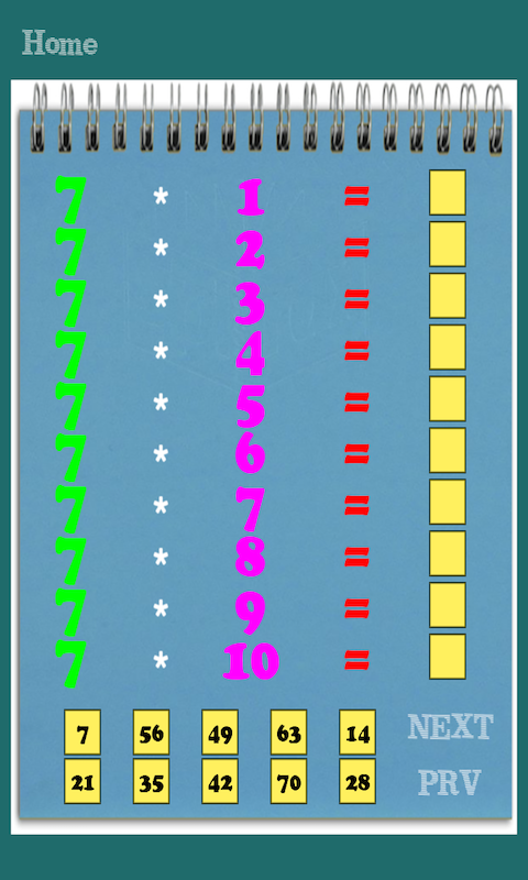 Maths Multiplication Table - App on Amazon Appstore