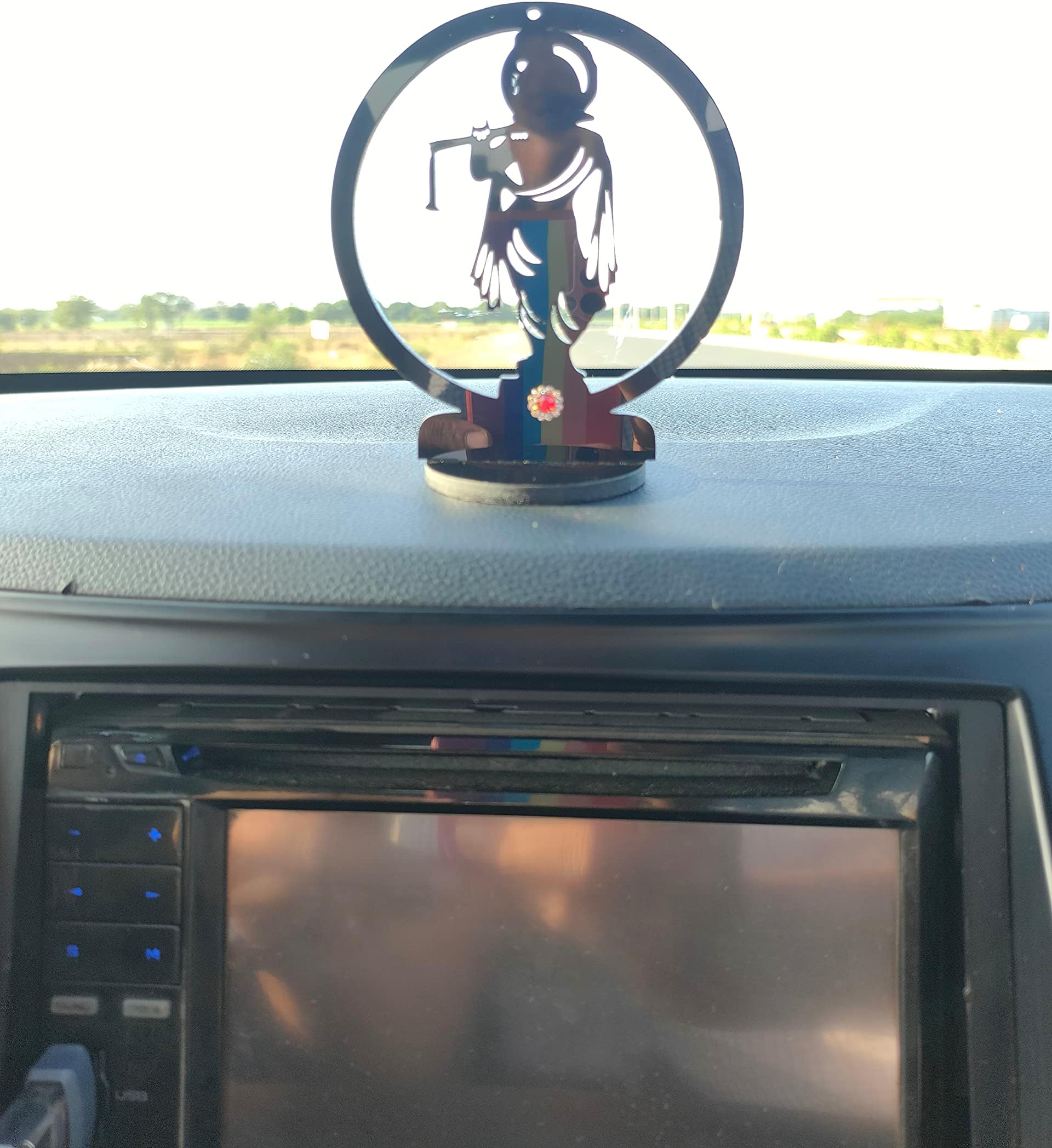 Xudo Radha Krishna Murti for Car Dashboard,Metal Statue for Car ...