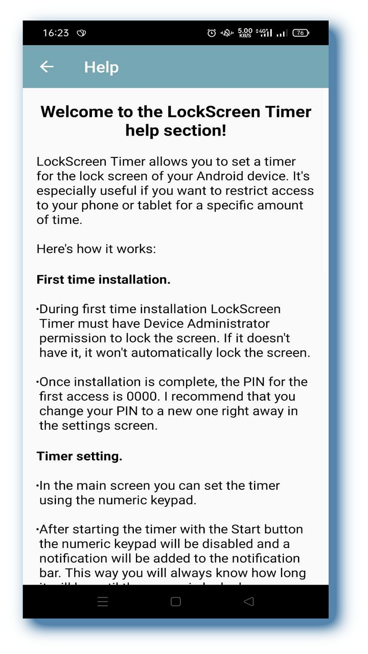 Lock Screen Timer with PIN-Amazonアプリストアのアプリ