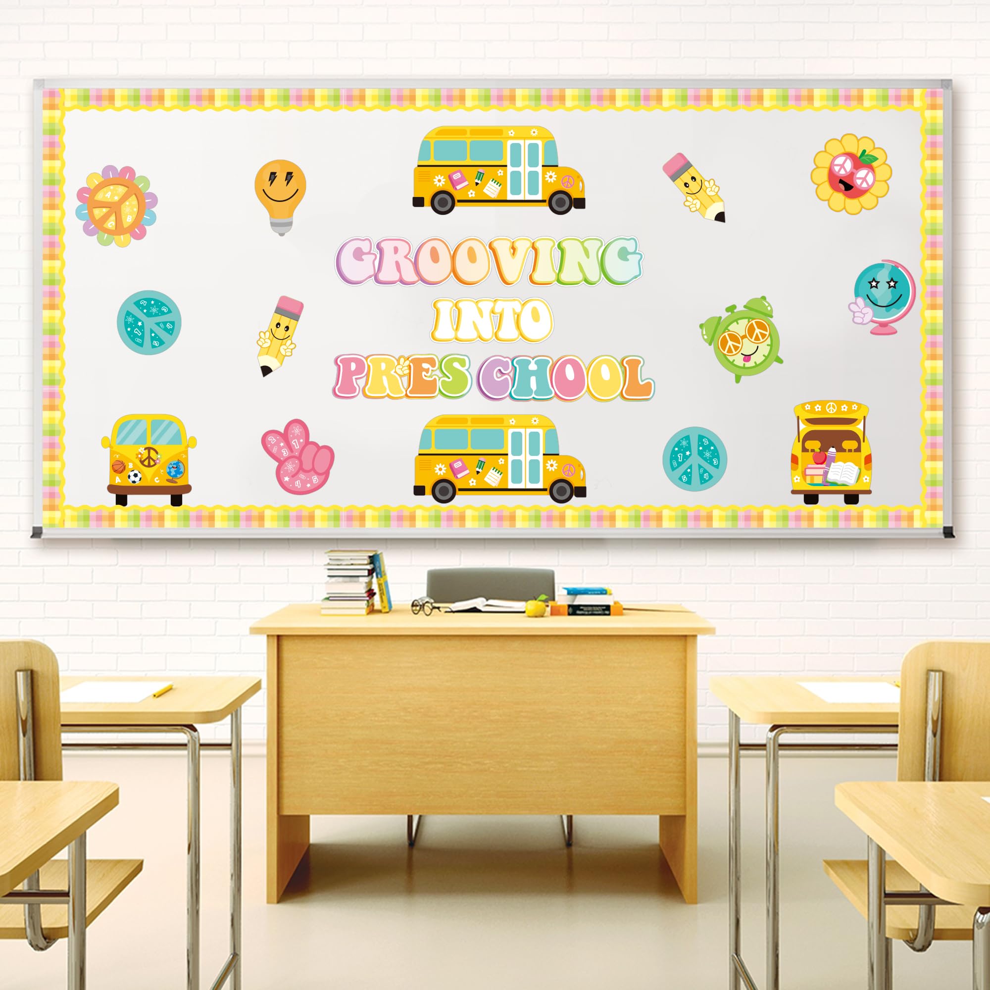 Snapklik.com : Retro Grooving Into Preschool Bulletin Board Decorations ...
