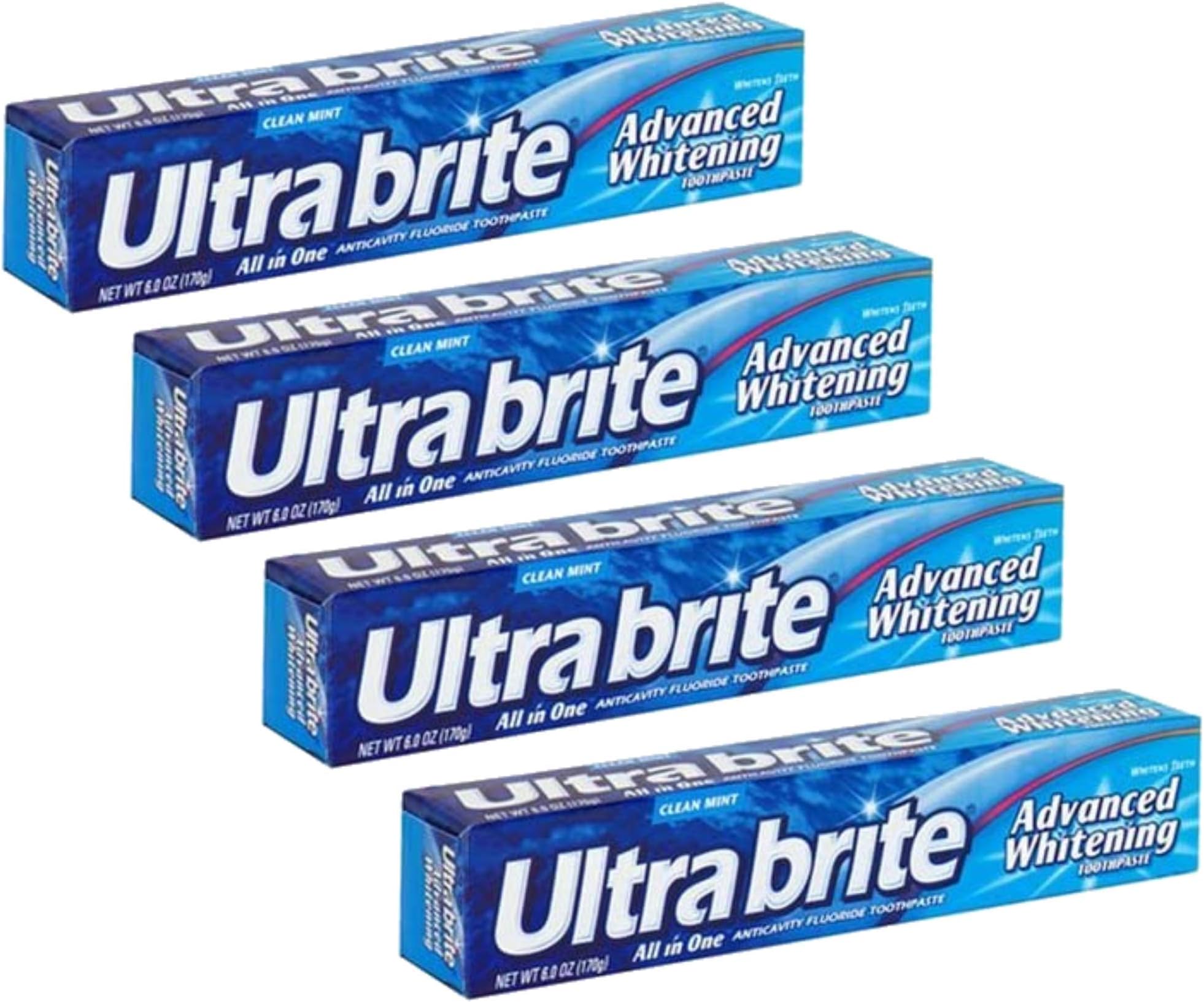 Amazon.com : Ultra brite Advanced Whitening Toothpaste Clean Mint 6 oz ...
