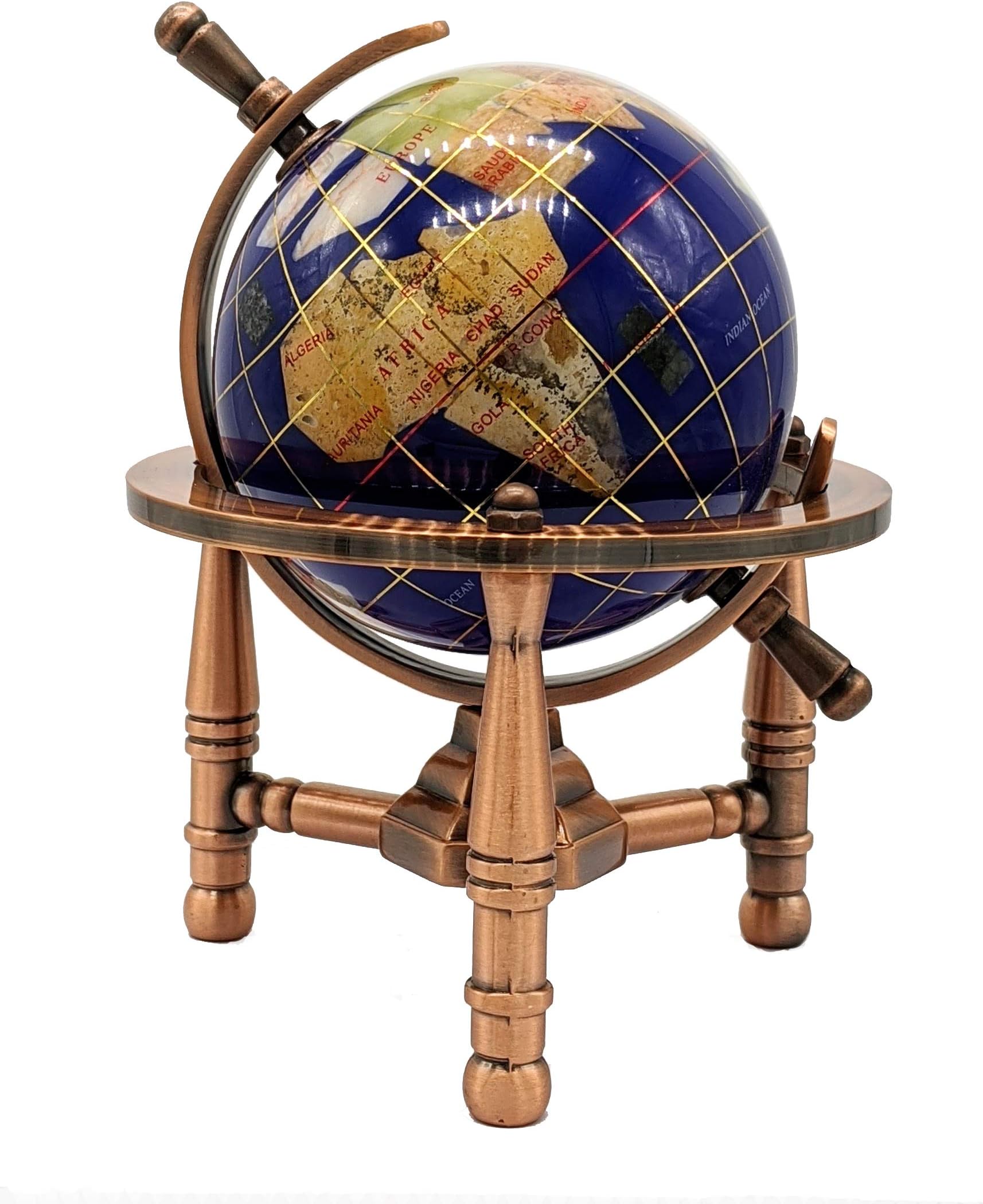 Amazon.com: Unique Art 6-Inch Tall Pearl Swirl Ocean Mini Table Top ...