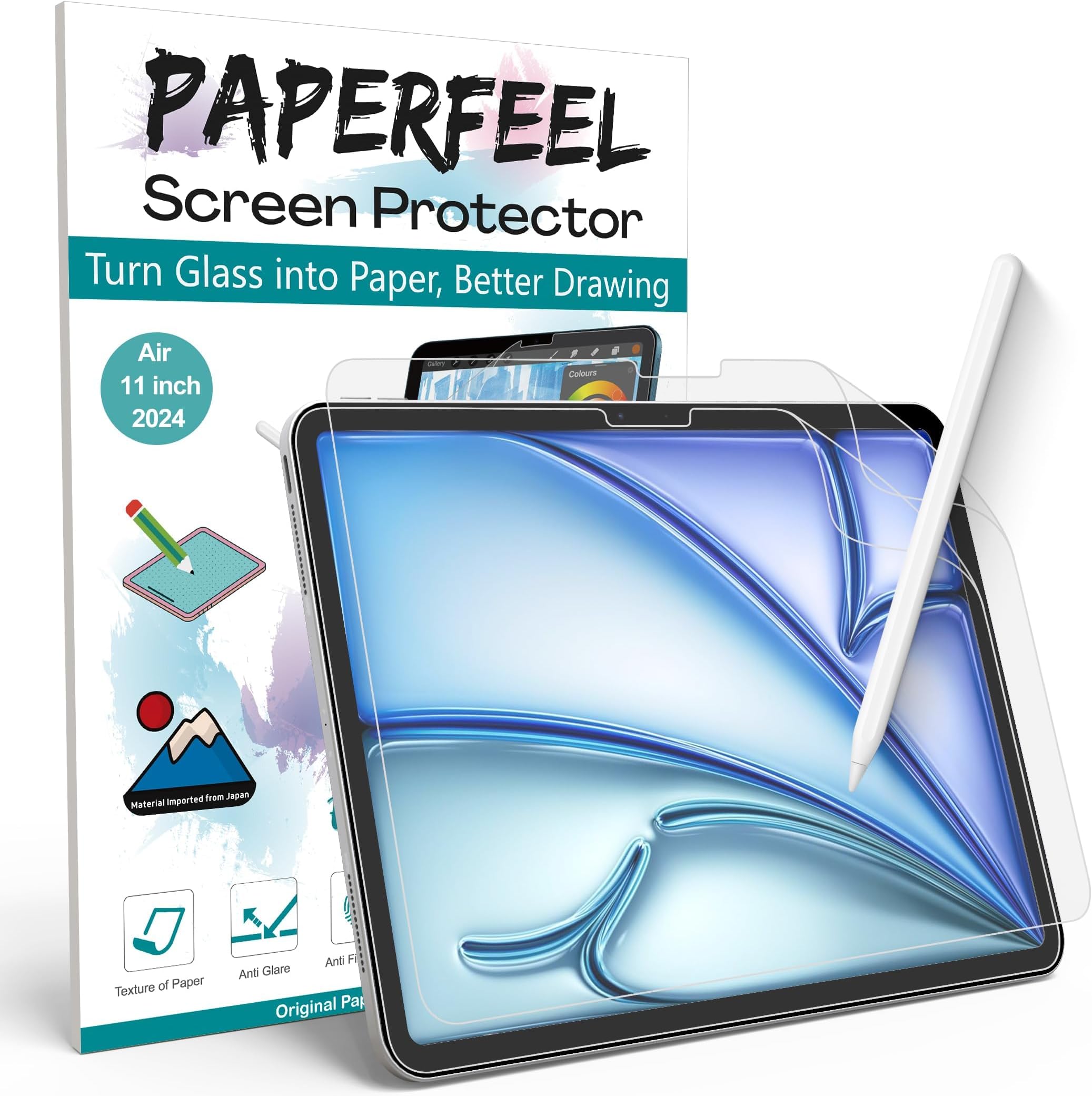 Screen Protector 2-Pack Paper For IFLYTEK AINOTE Air 2 - Paper-like ...