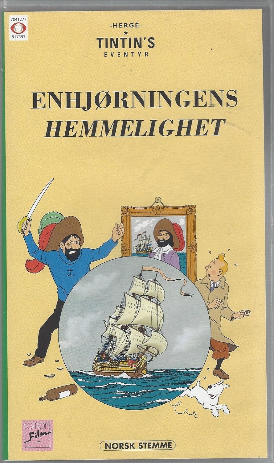 Amazon.com: Tintin's Eventyr, Enhjorningens Hemmelightet By Herge ...