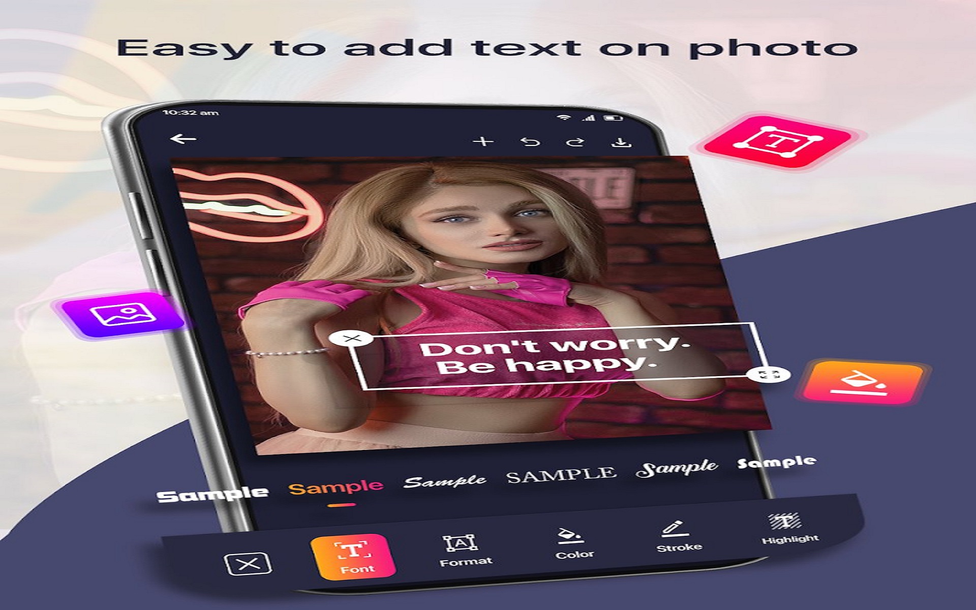Add text on photo - text edit - App on the Amazon Appstore