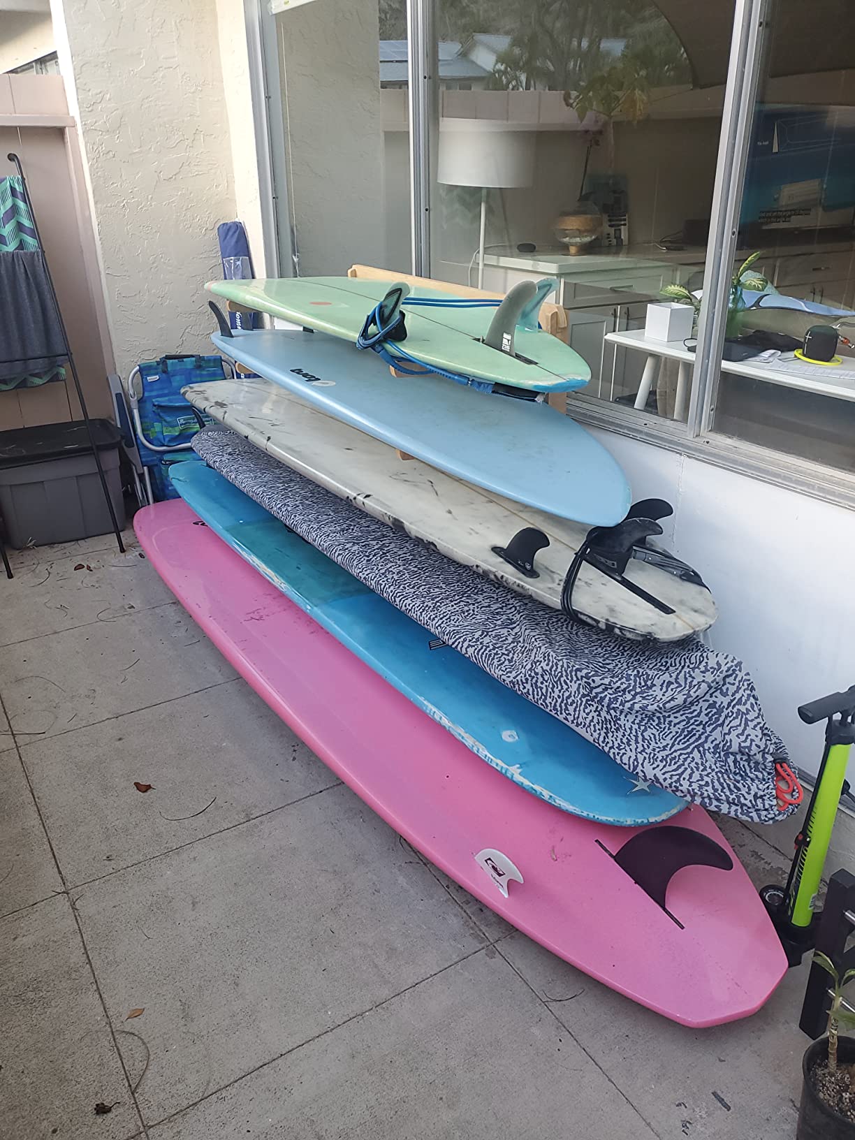 $30/mo - Finance 6-Level Freestanding Surf Rack | Storage for ...