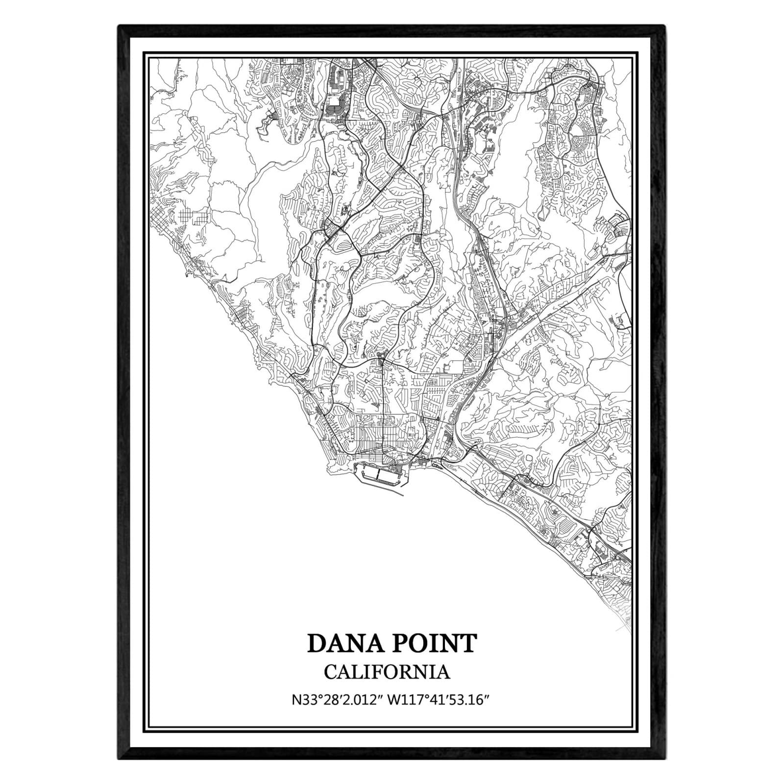 Map Of Point California Map Of Three Points, CA, California