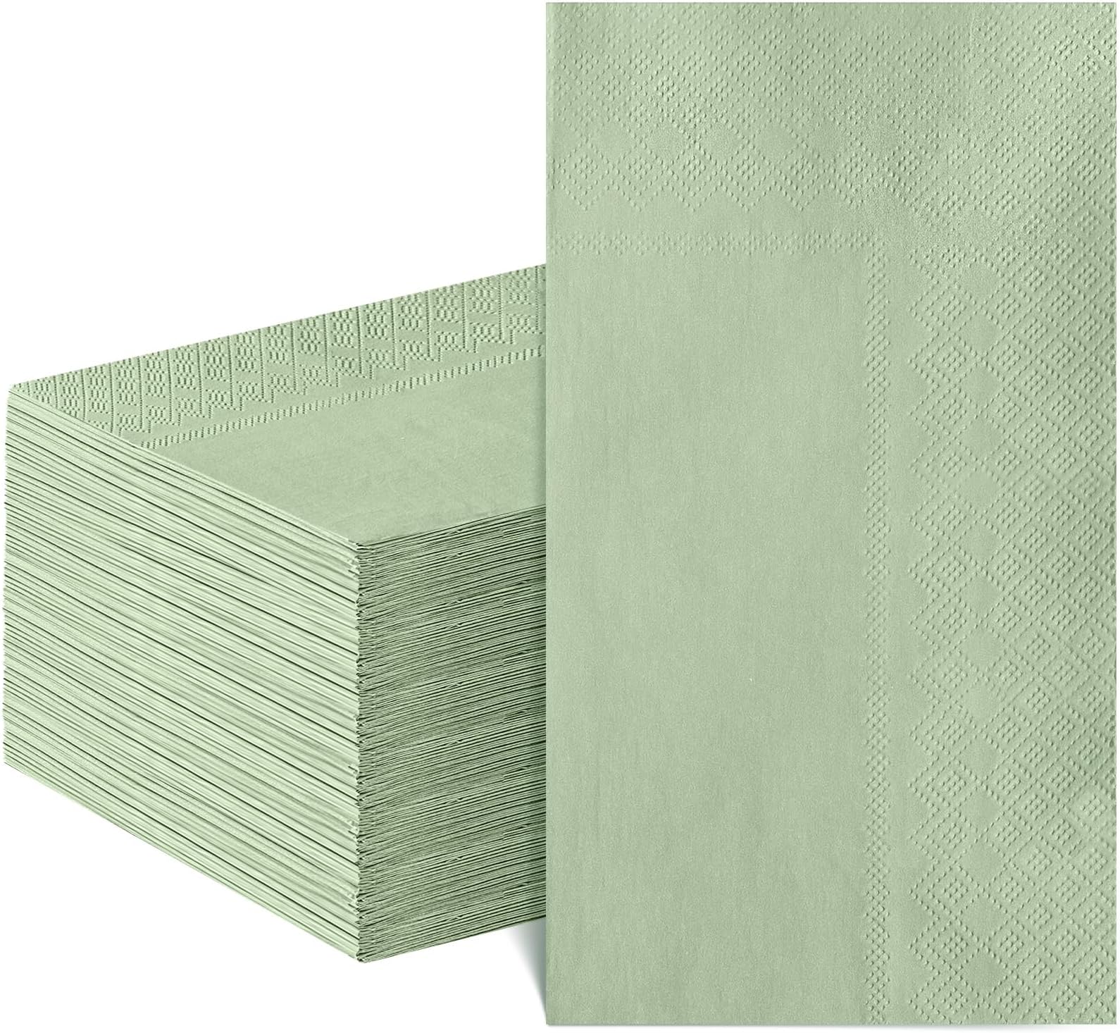 Amazon.com: NatNarr 60 Pcs Sage Green Napkins Disposable Sage Green ...