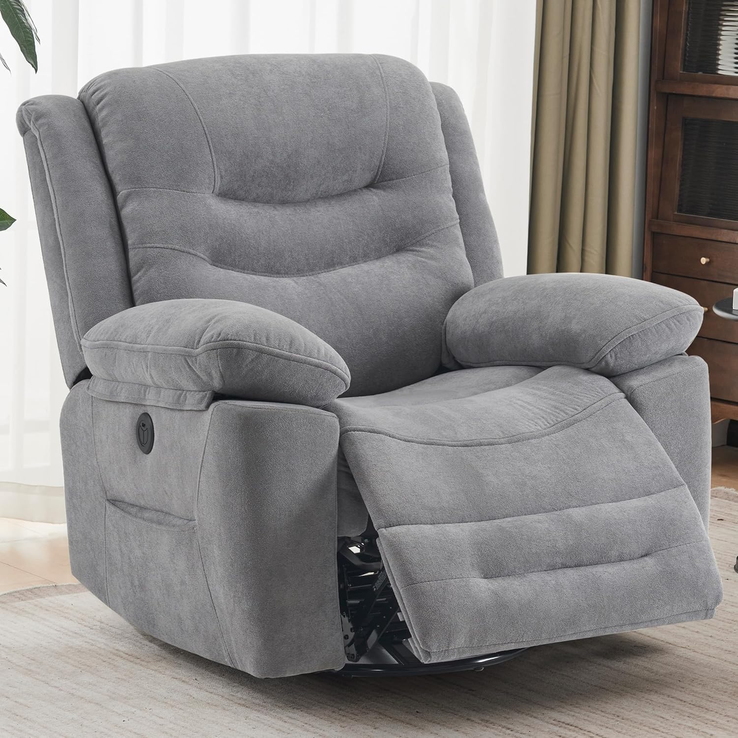 Amazon.com: KswyyuwxgqI Oversized Electric Lift Recliner Chair, Large ...
