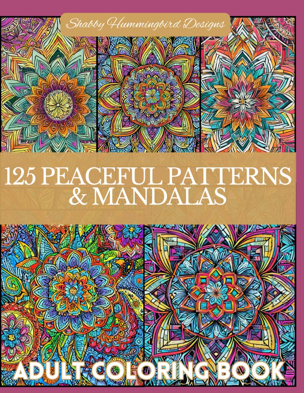 Amazon.com: 125 Peaceful Patterns (Adult Coloring Book): Mandala and ...