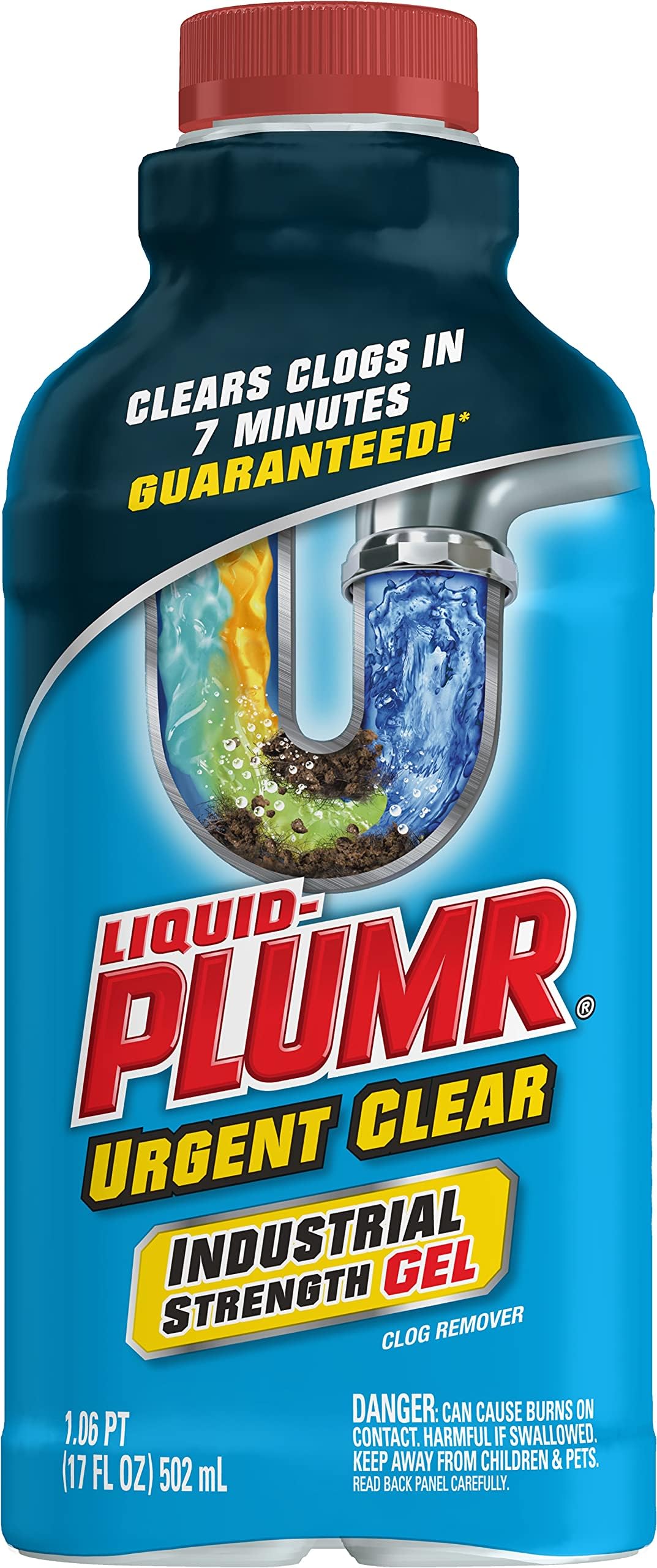 Amazon.com: Liquid-Plumr Industrial Strength Urgent Clear, Liquid Drain ...