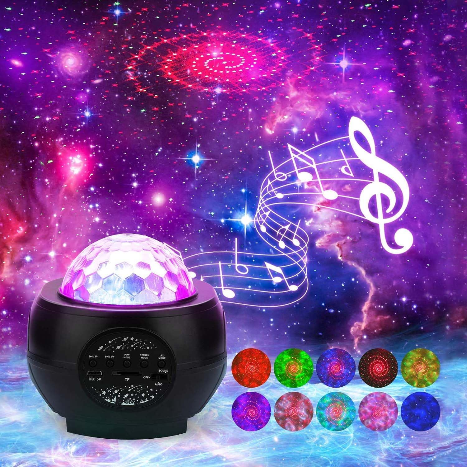 Star Lights Projector, 3 in 1 LED Night Galaxy Starry Light Projector ...