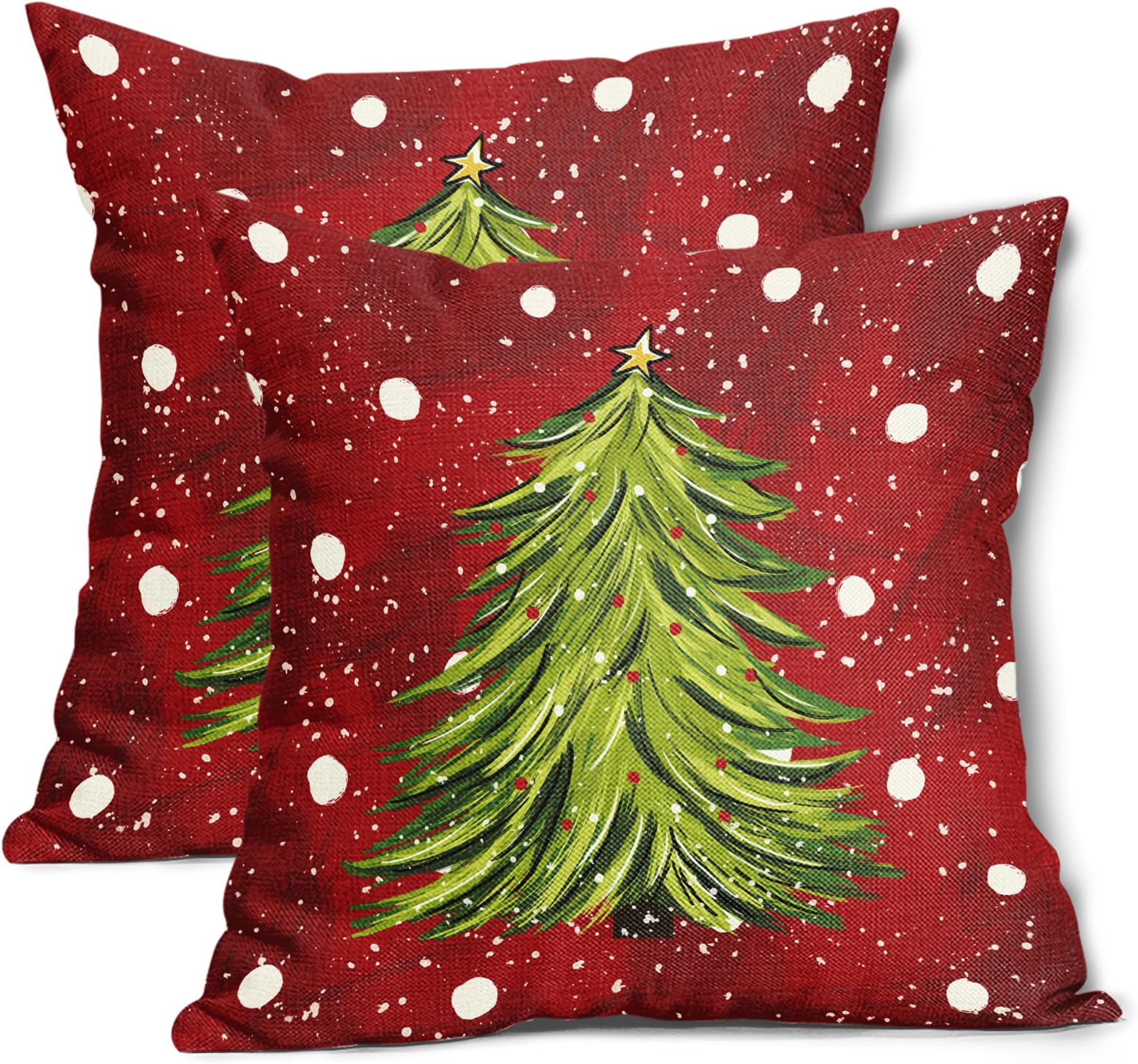 Amazon.com: DFXSZ Christmas Pillow Covers 20x20 Inch Set of 2 Christmas ...