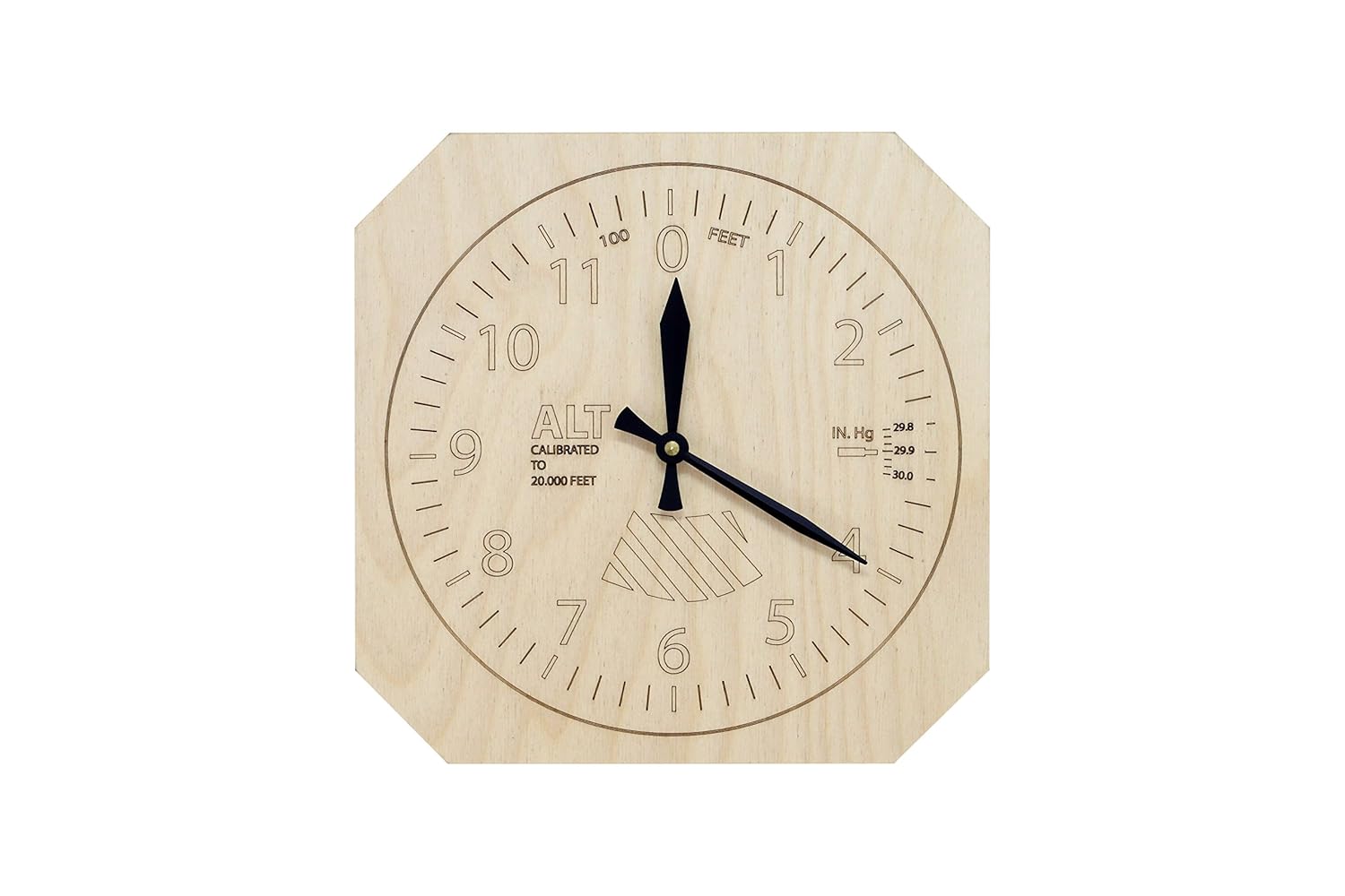 Buy ADVANCE CLOCK CO. 10" Wall Clock [Black] Online at Low Prices in ...