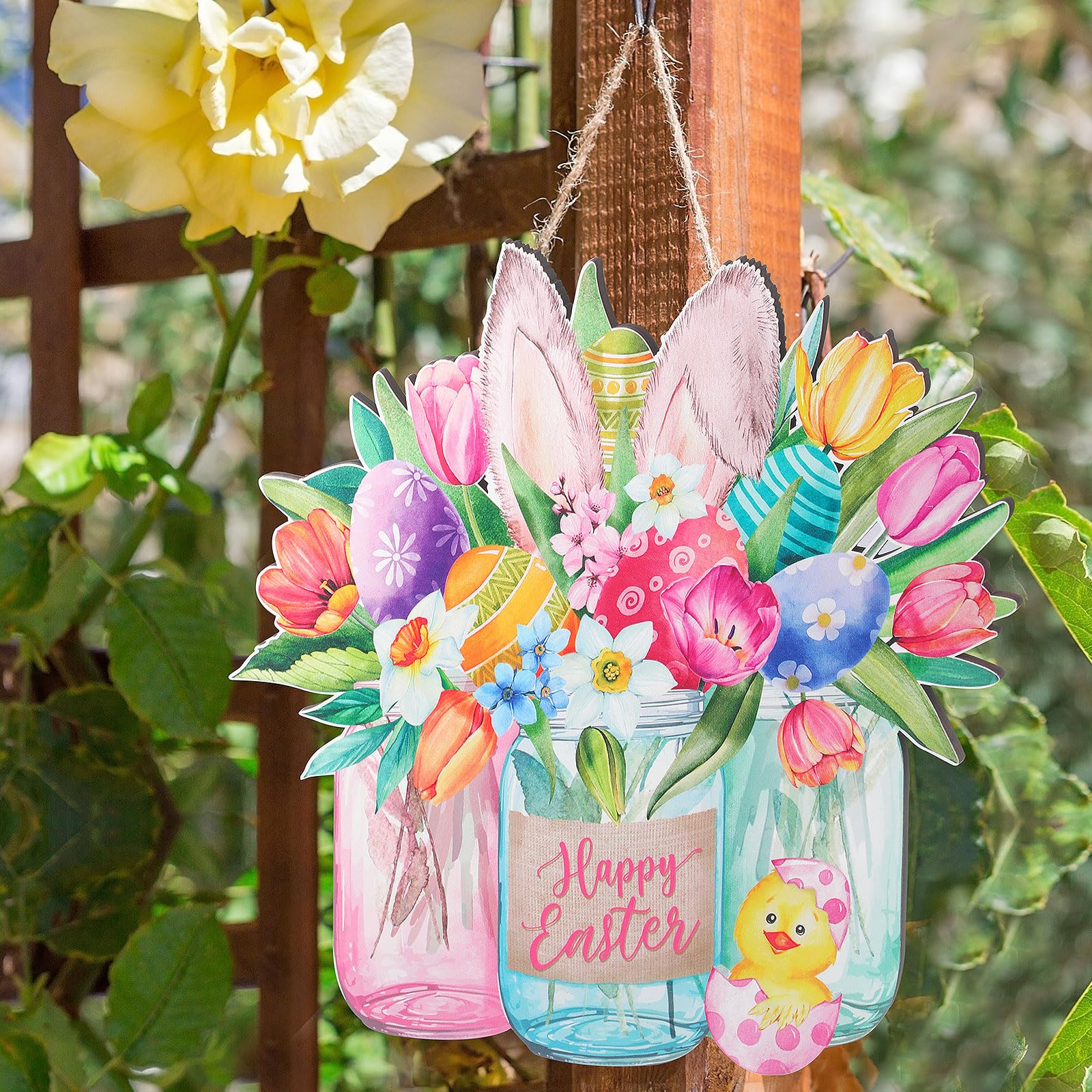 Snapklik.com : Capoda Easter Decoration Outdoor He Is Risen Door Sign ...