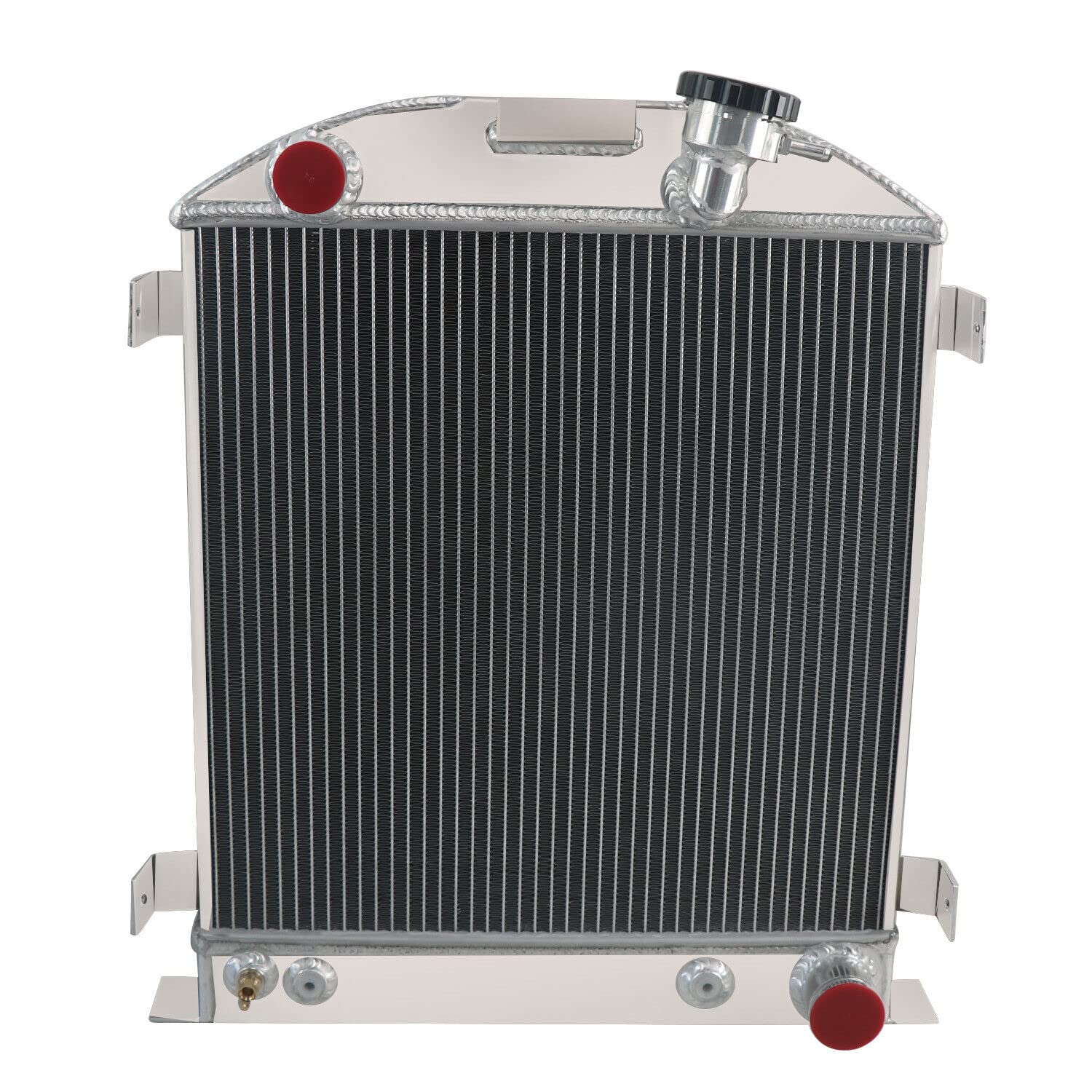 Amazon.com: ALLOYWORKS 4 Row Core Aluminum Radiator For 1928-1932 Ford ...