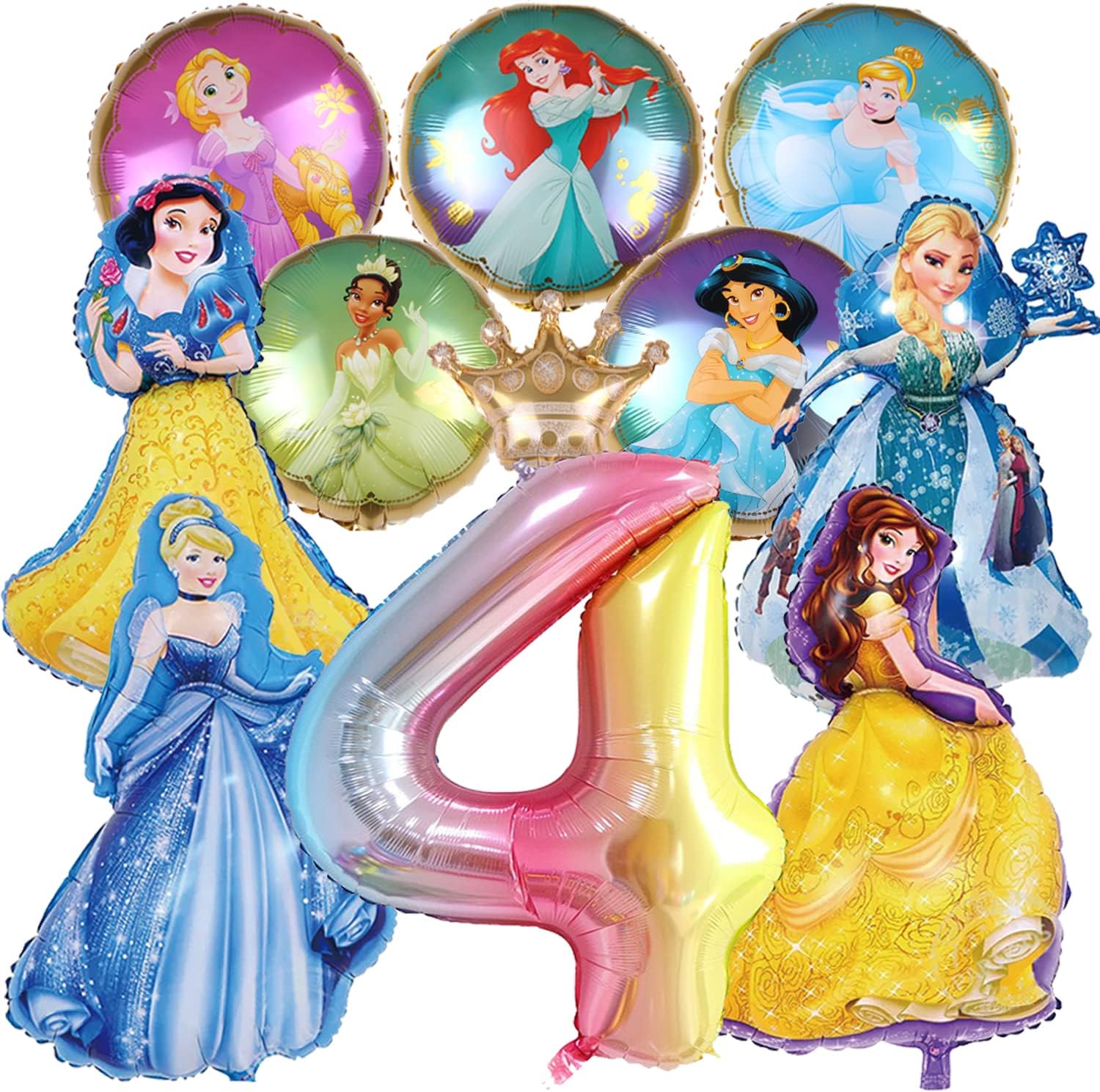 Amazon.com: Disney Princesses See-Thru Balloon : Home & Kitchen