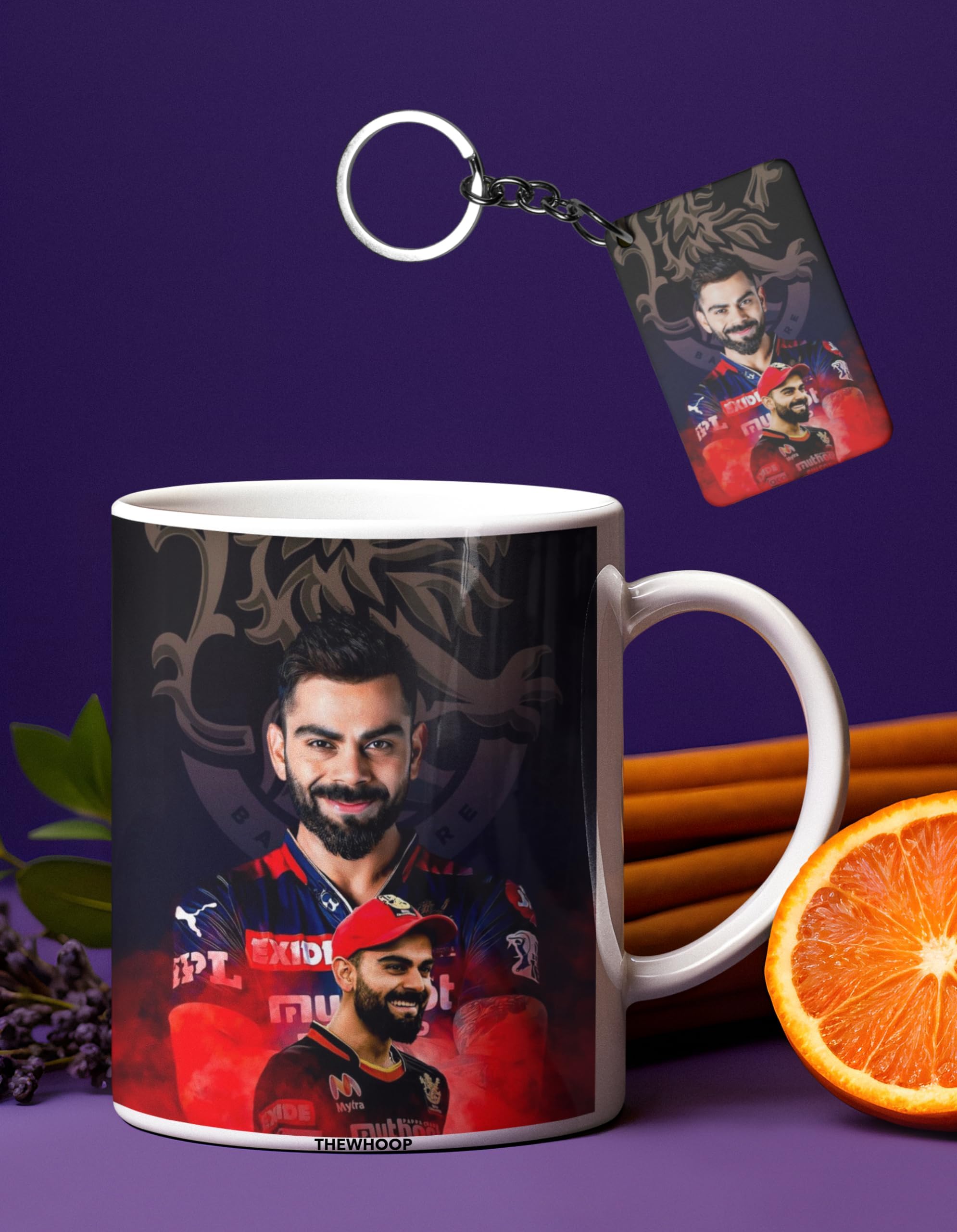 Buy NH10 DESIGNS RCB Logo Printed Coffee Mug for Boys Kids Girls ...