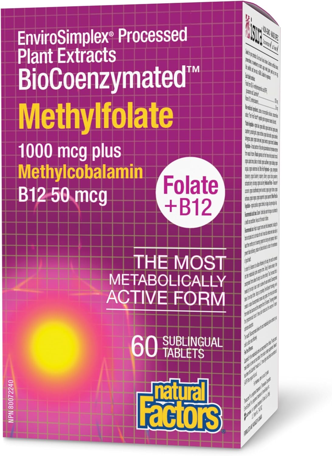 Natural Factors BioCoenzymated Methylfolate Quick Nepal | Ubuy
