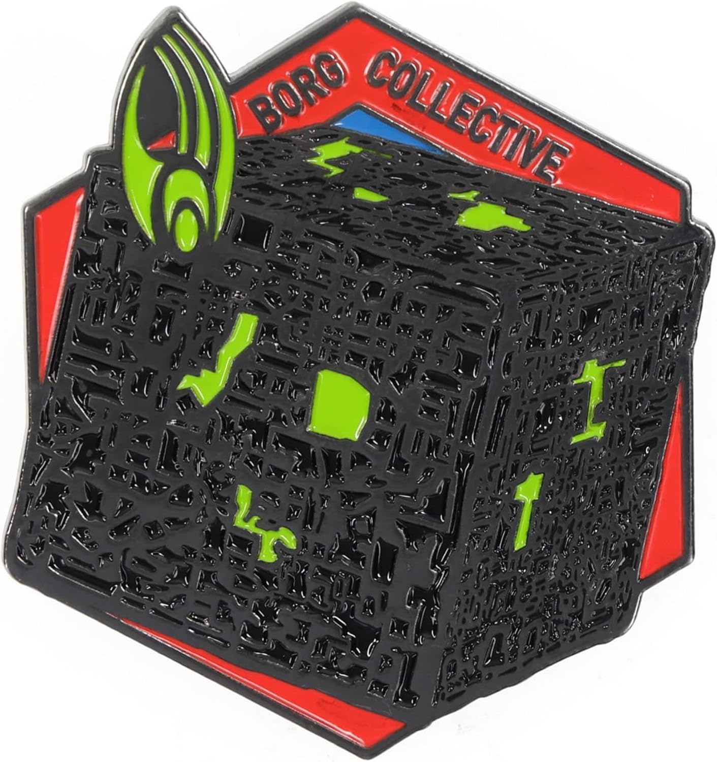 Amazon.com: Star Trek Borg Collective Enamel Collector Pin : Clothing ...