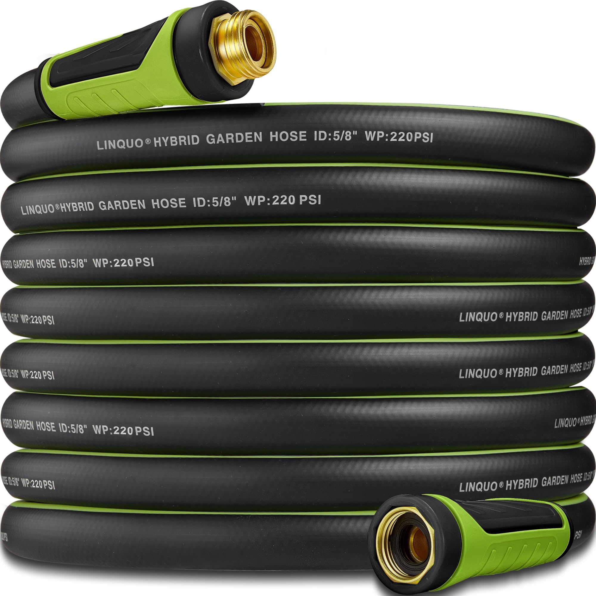 Amazon.com: LINQUO Garden Hose 5/8""IDx50 ft - 2024 Version/New ...