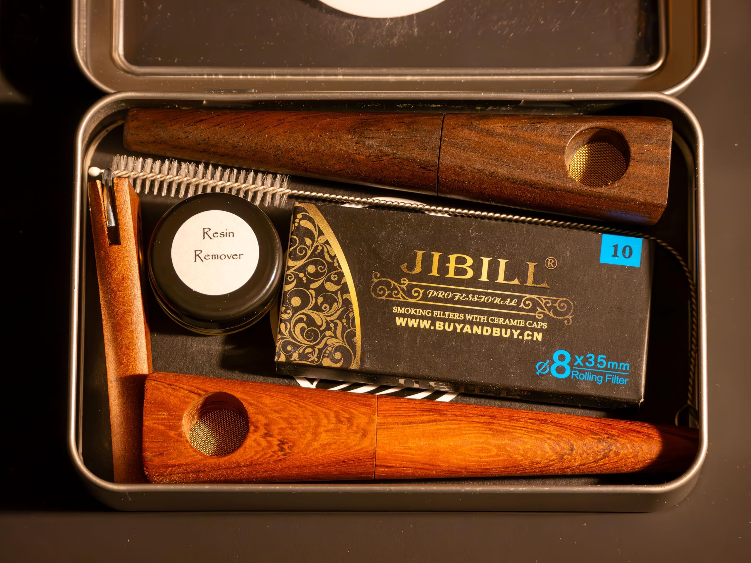 Amazon.com: Cool Smoke Bundle Kit – 2 Tobacco Pipes, Cleaner, Brush and ...