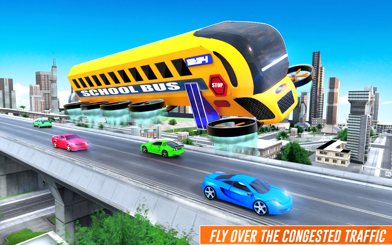 Flying School Bus Transform Robot Games - App on Amazon Appstore