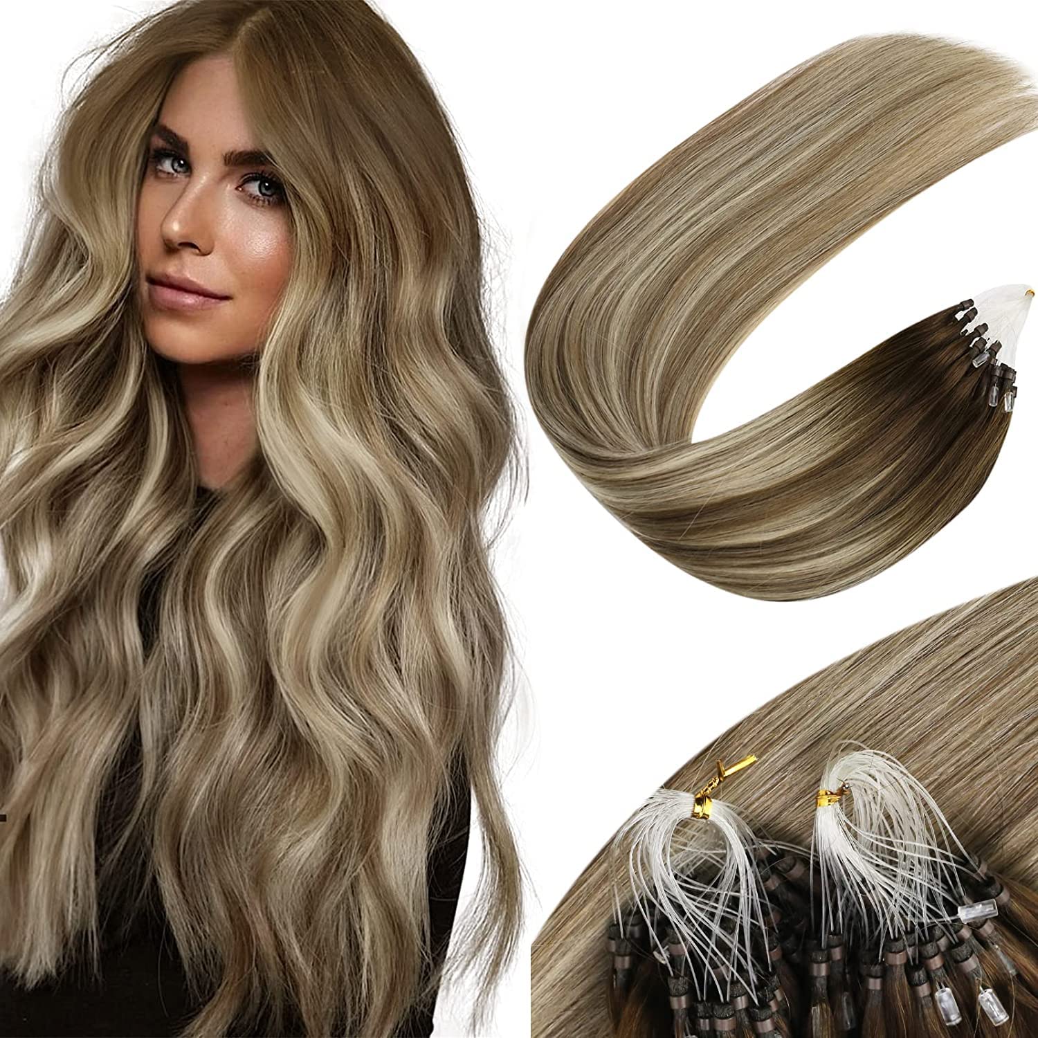 Hair Extensions Micro Ring Human Hair, Sunny Micro Human Hair ...