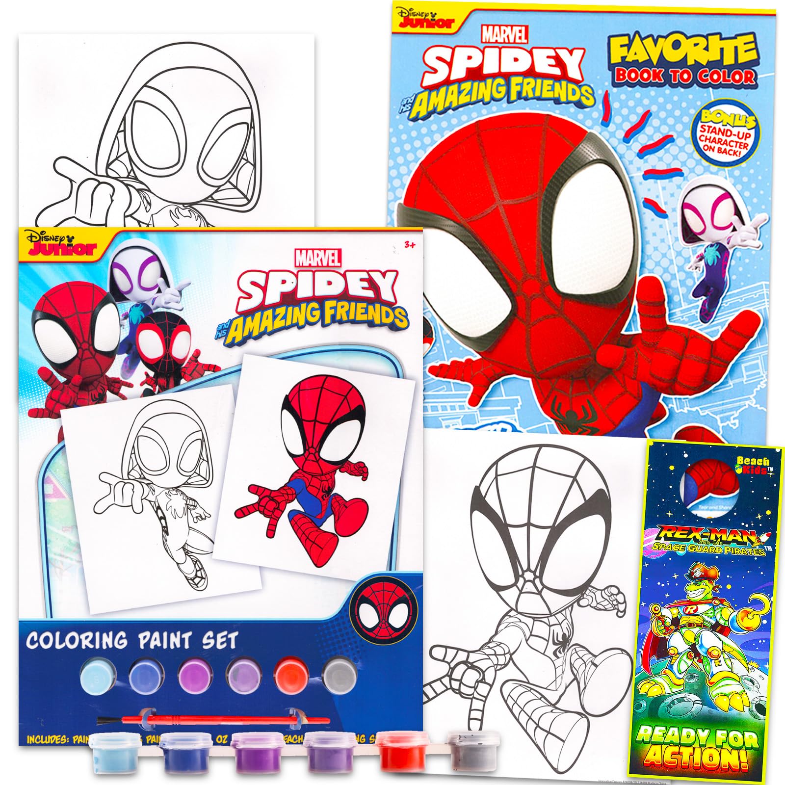 Buy Marvel Spidey and His Amazing Friends Paint Posters Set - 4 Pc ...