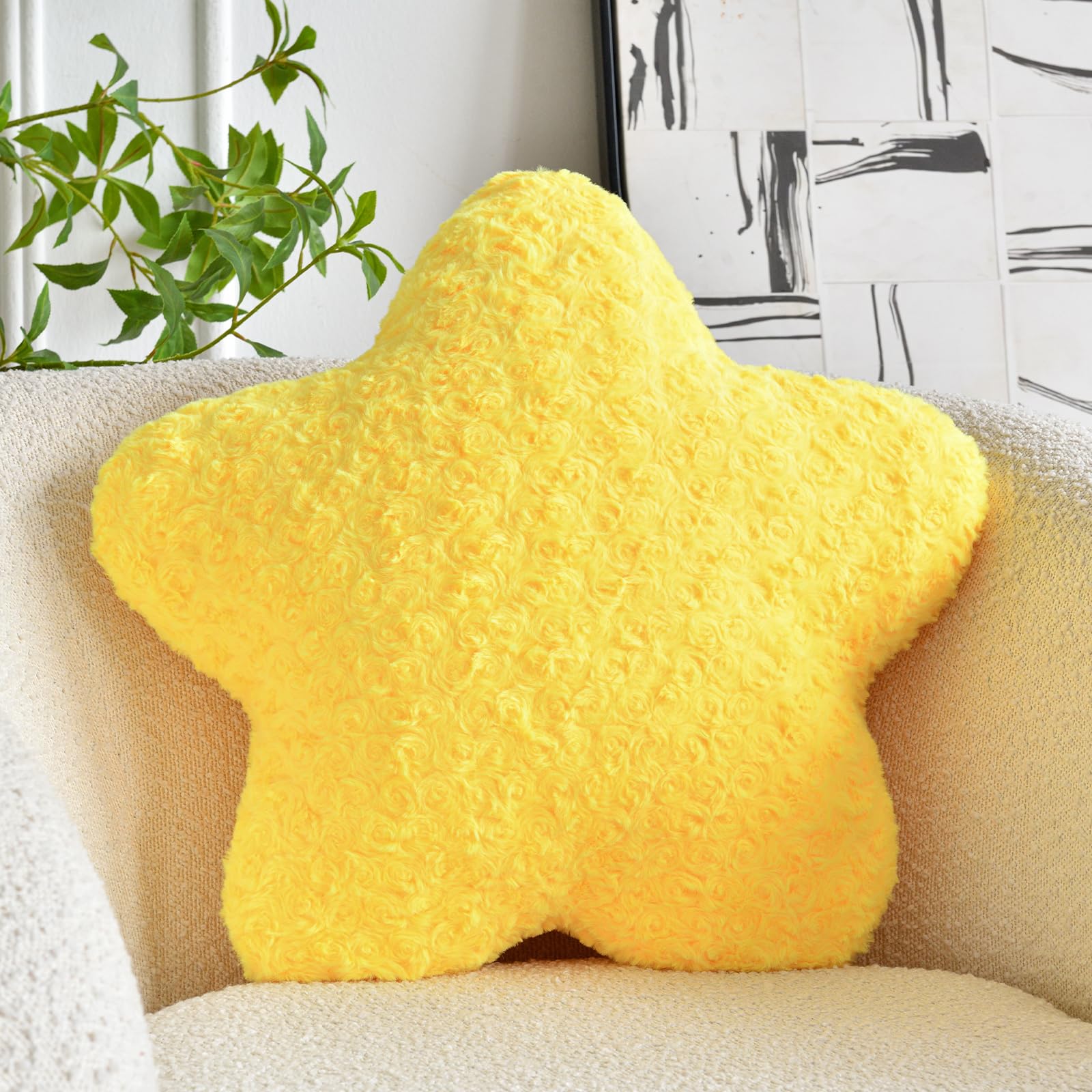 Amazon.com: ZCNYCLAM Star Pillow, 14.9" Star Shaped Plush Pillow for ...