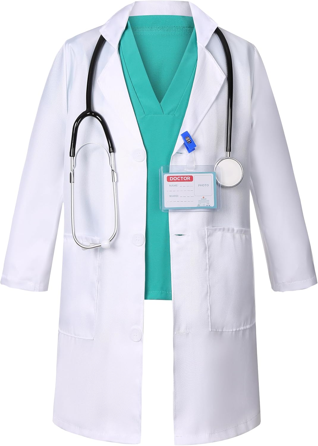 Gortykor Disfraz de médico para niños, bata de laboratorio de doctor ...
