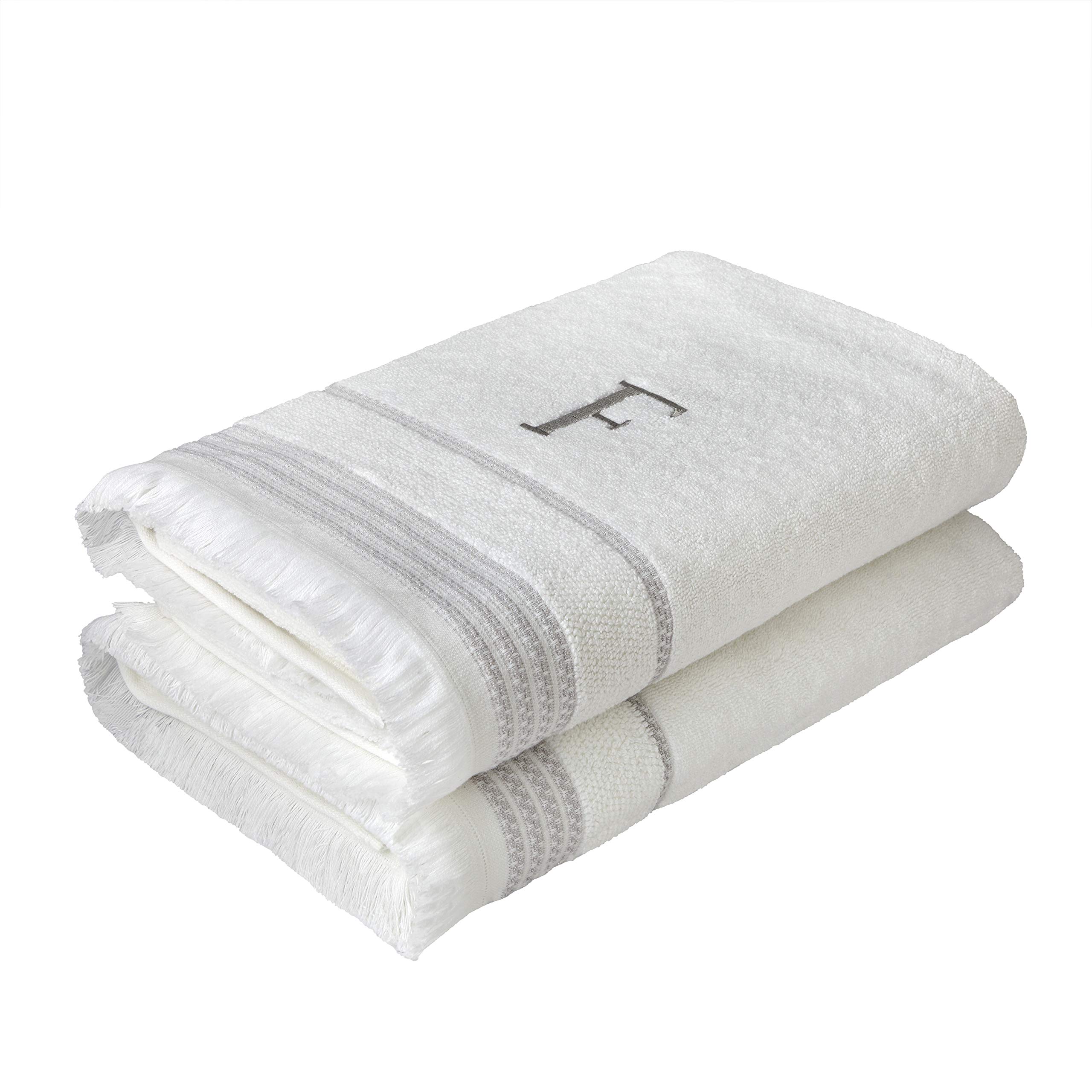 Snapklik.com : SKL Home Casual Monogram Bath Towel